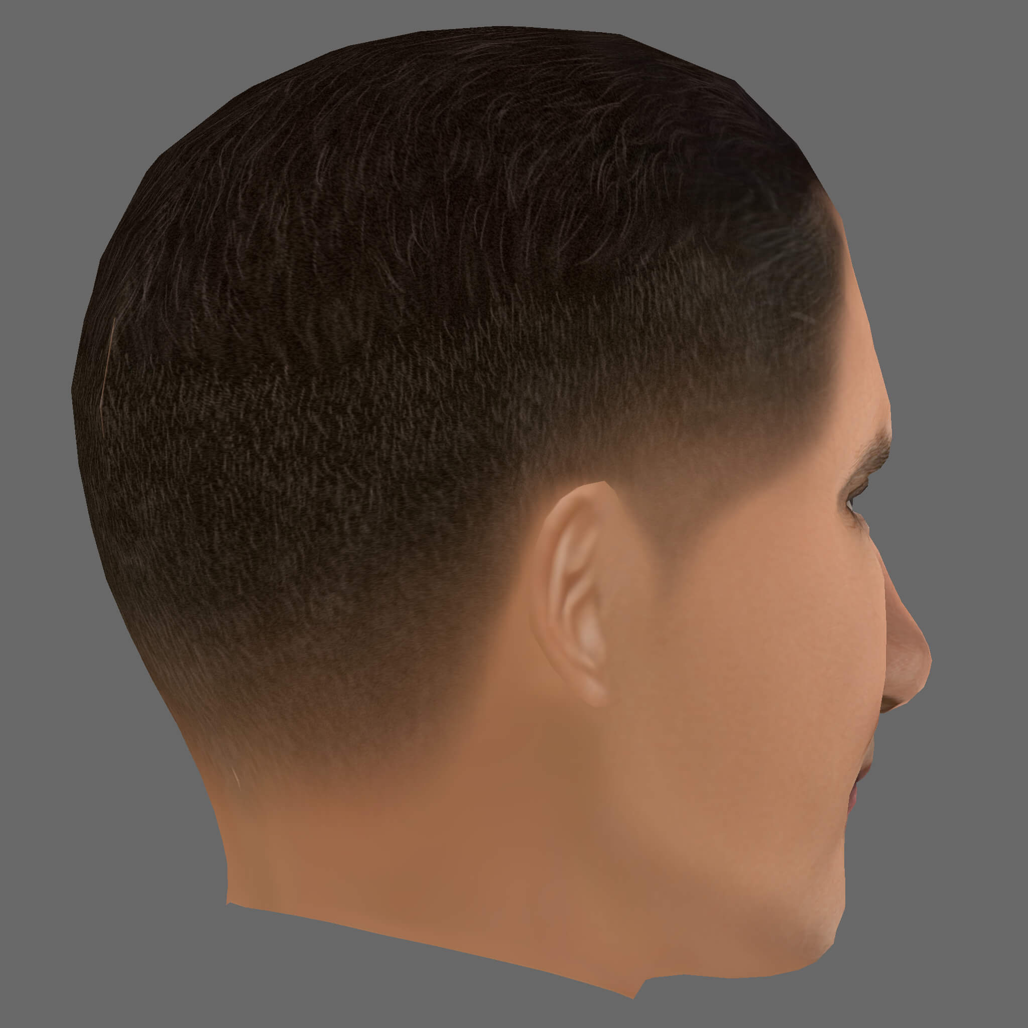 Wladimir Klitschko Head - Low Poly Head for Game Low Poly 3D Model by ...