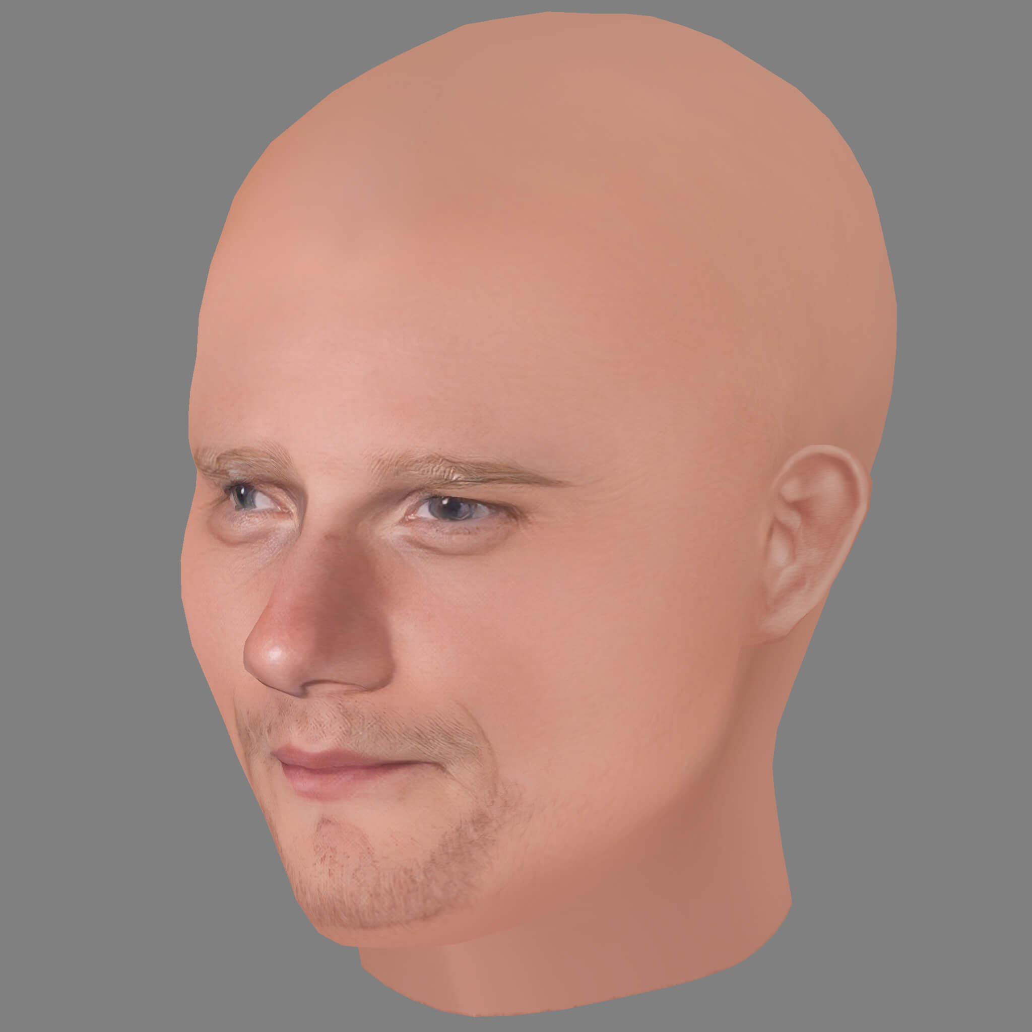 Yuri Kolokolnikov Head - Low Poly Head for Game 3D Model by Nammichael