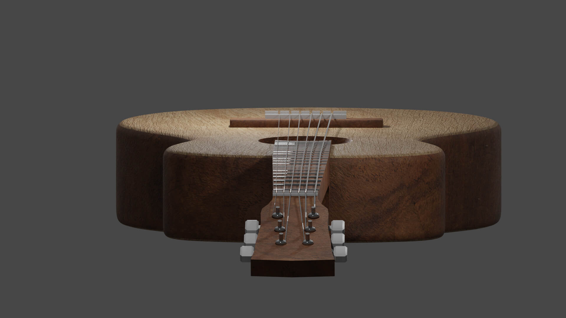 Acoustic Guitar - Free 3D Model by Namora2003