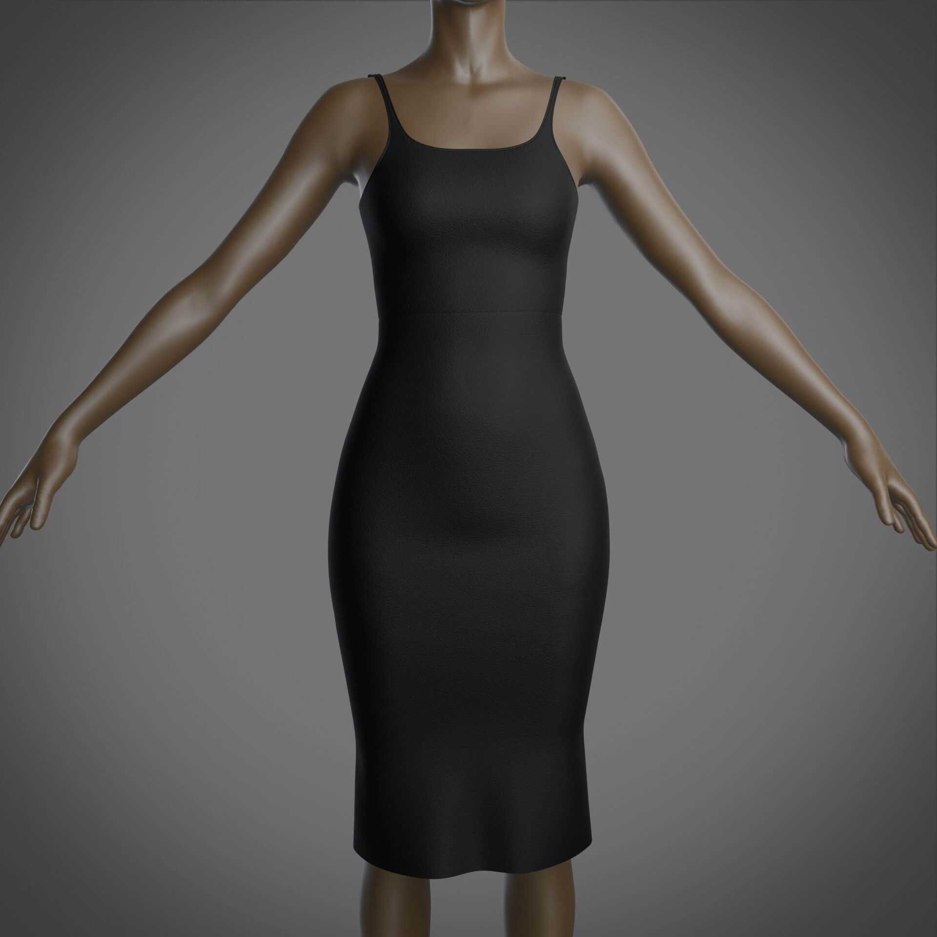 Bodycon Dress - 3D Model by Nana Jimoh