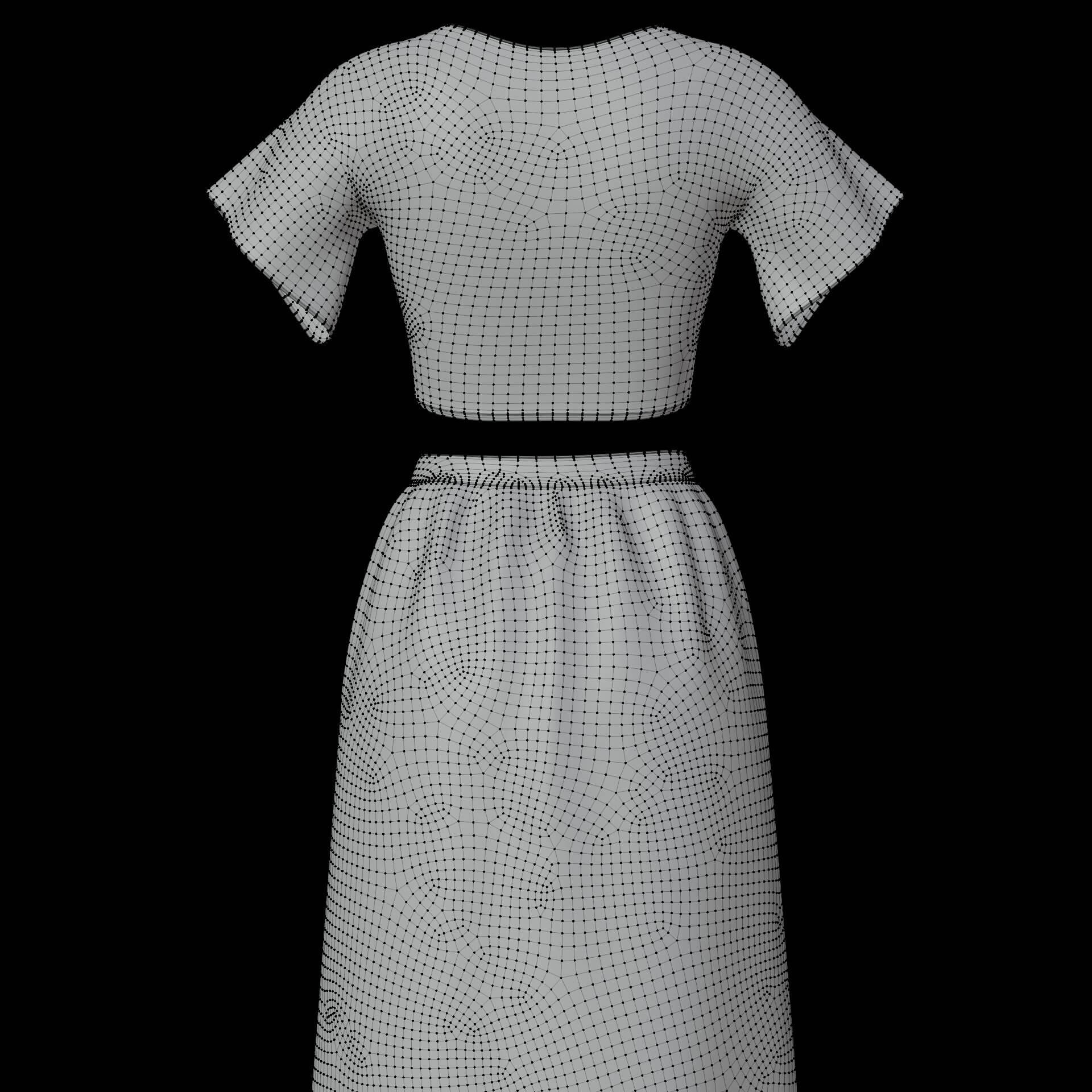 2 Piece Outfit - 3D Model by Nana Jimoh