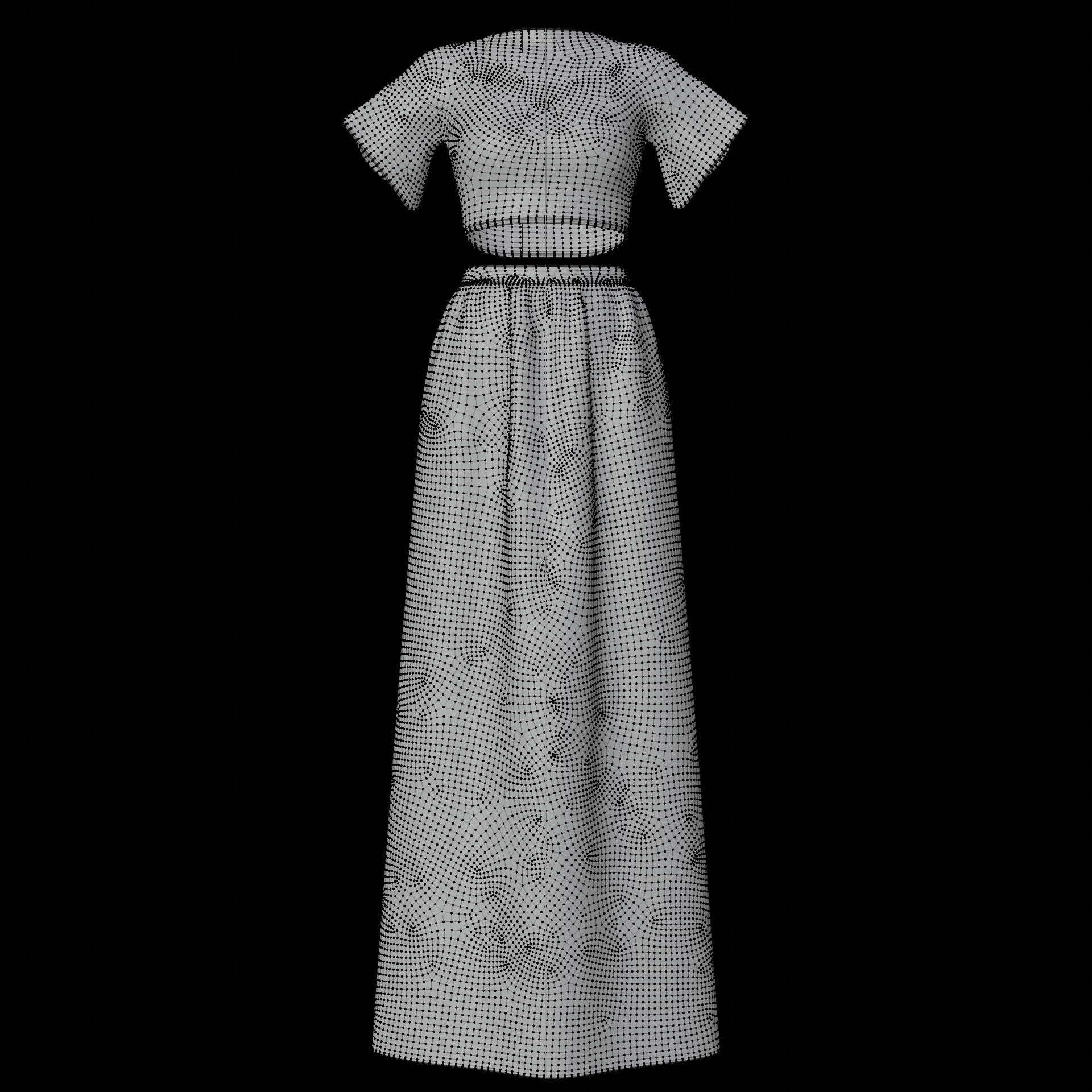 2 Piece Outfit - 3D Model by Nana Jimoh