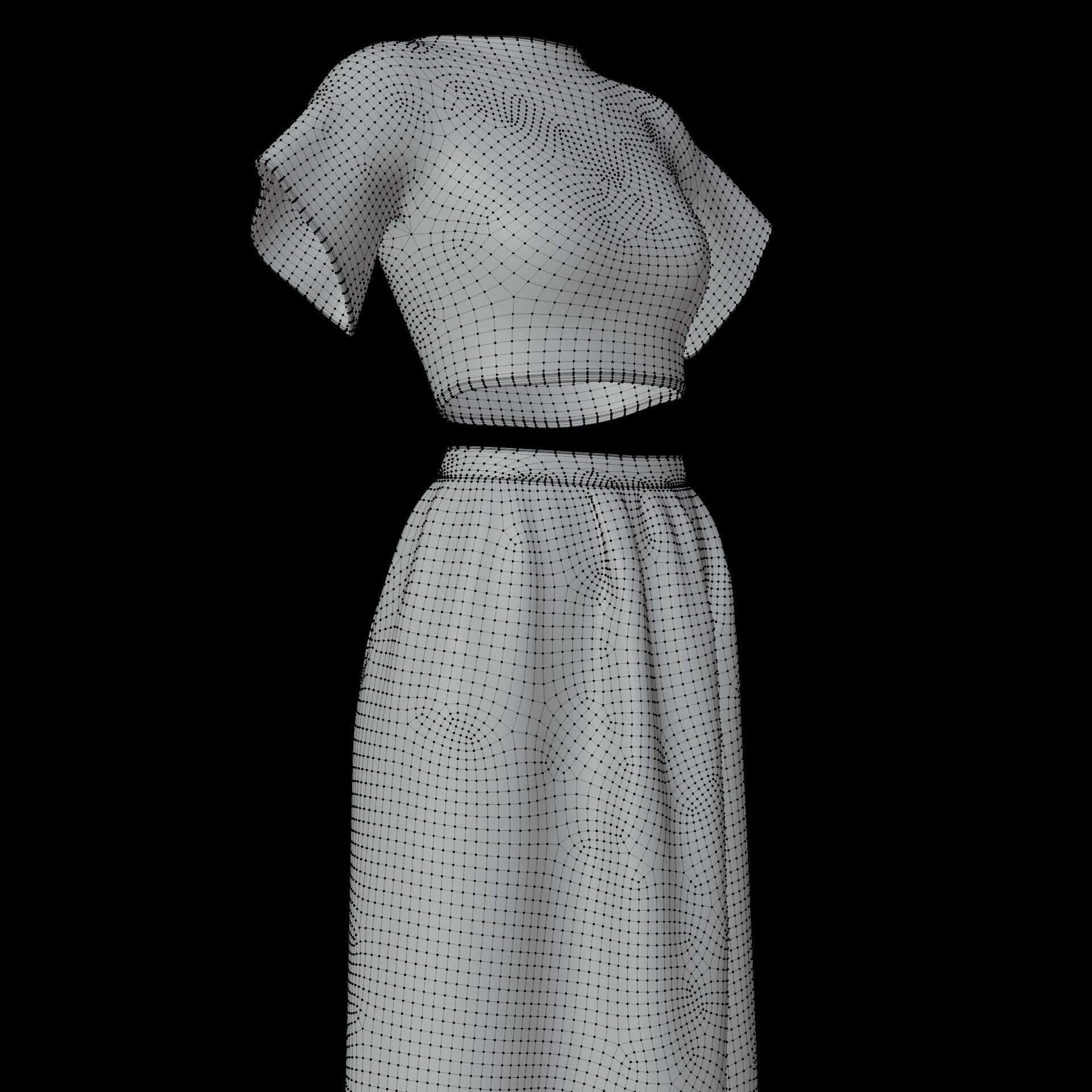 2 Piece Outfit - 3D Model by Nana Jimoh