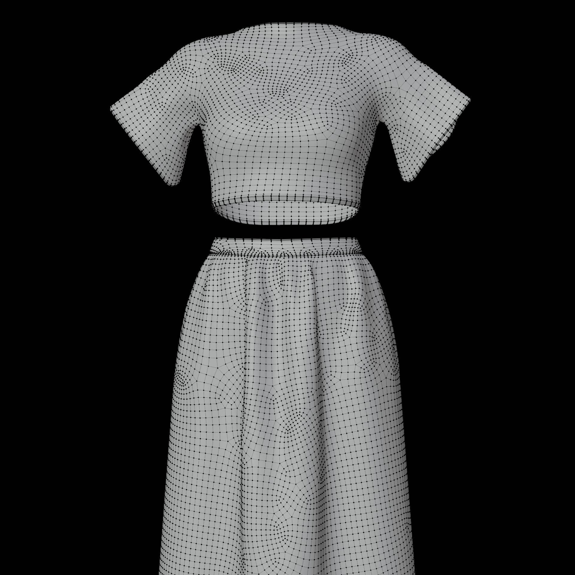 2 Piece Outfit - 3D Model by Nana Jimoh