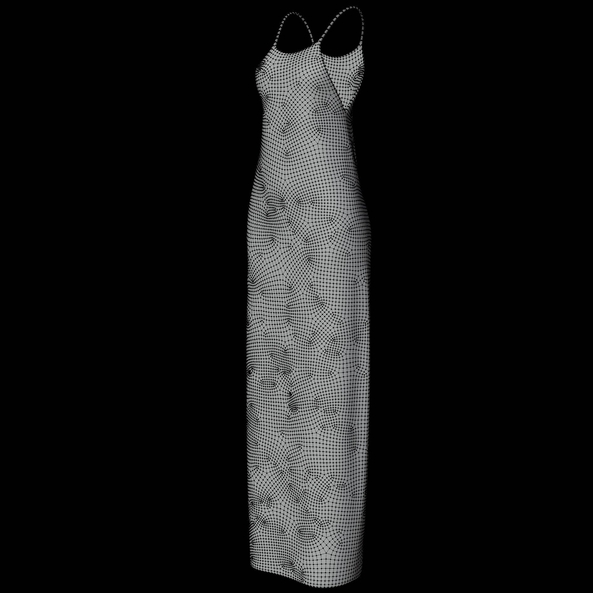 3D Female Gown - Sleeveless Dress by Nana Jimoh