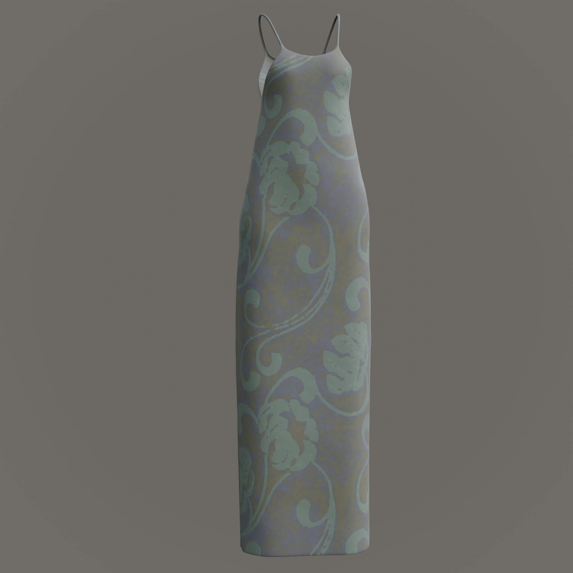 3D Female Sleeveless Dress - Double Slit Dress by Nana Jimoh