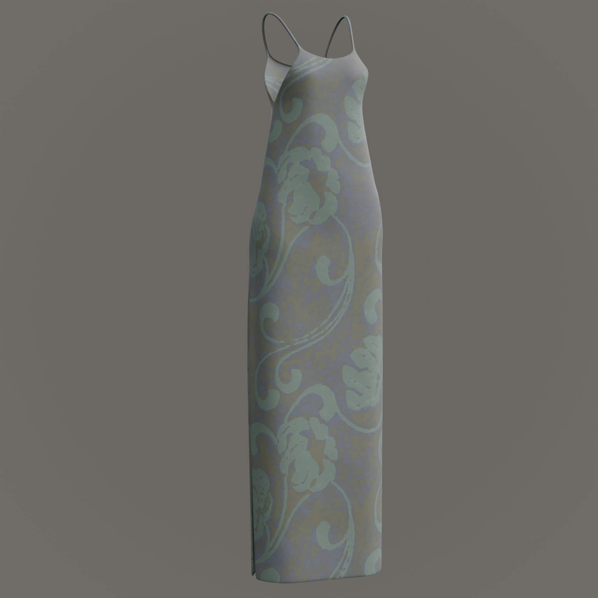 3D Female Sleeveless Dress - Double Slit Dress by Nana Jimoh