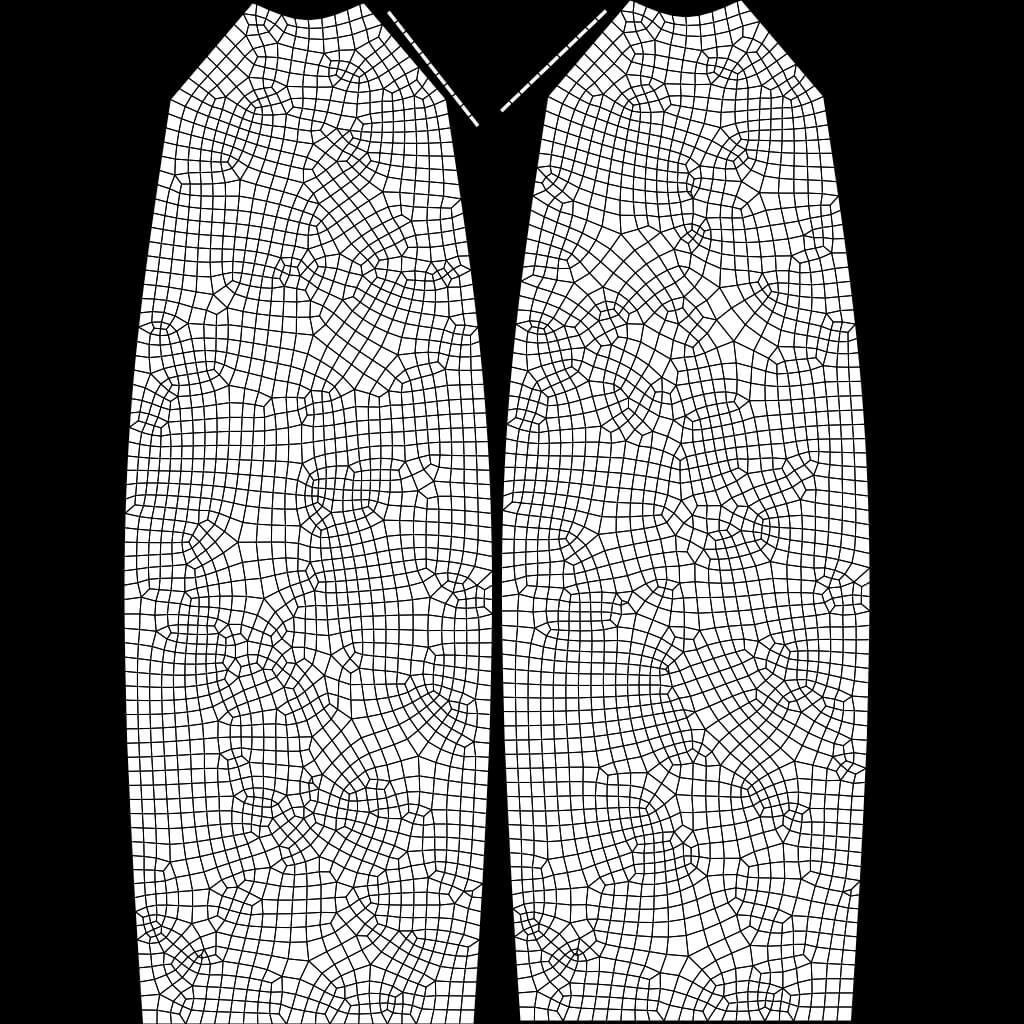 3D Female Sleeveless Dress - Double Slit Dress by Nana Jimoh