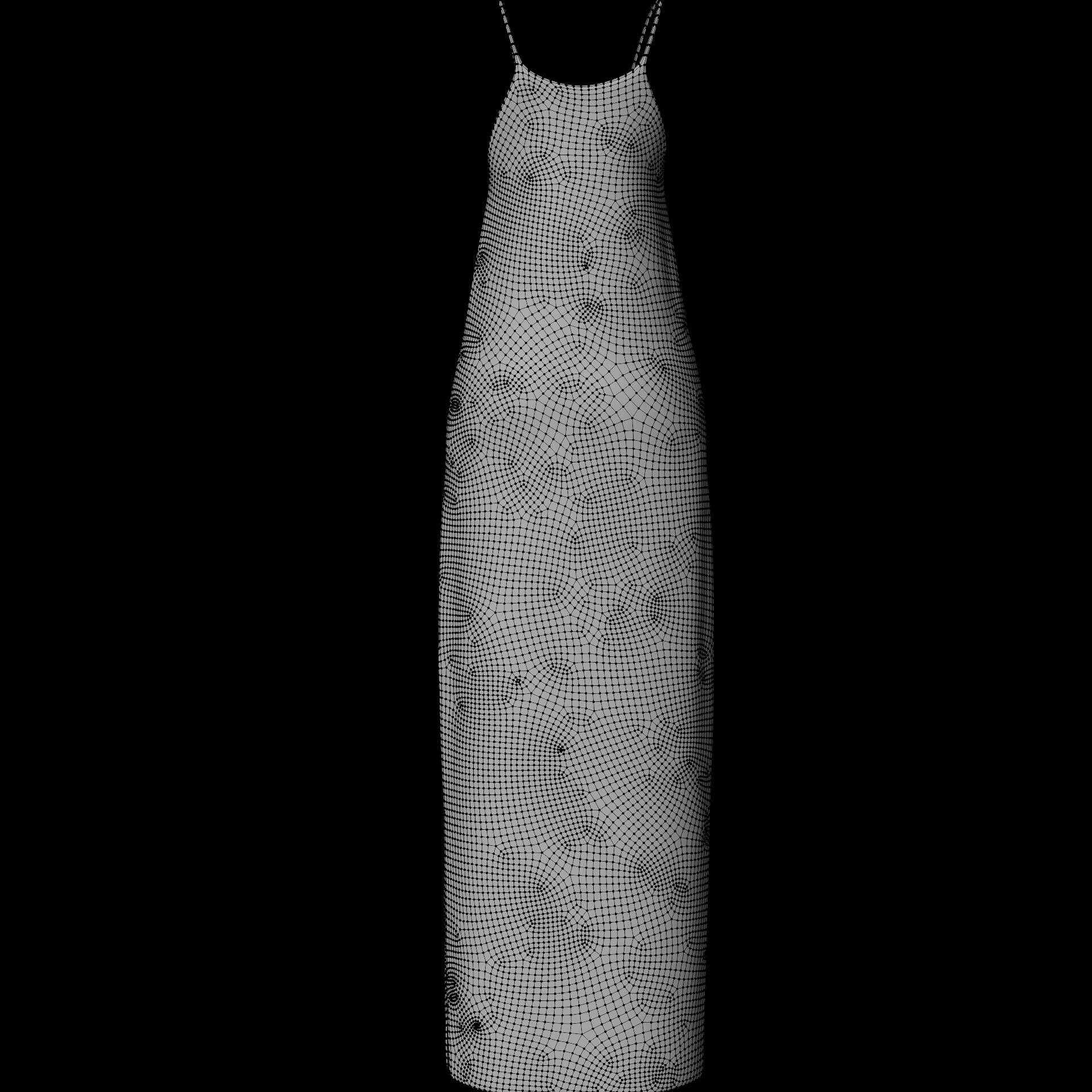 3D Female Sleeveless Dress - Double Slit Dress by Nana Jimoh