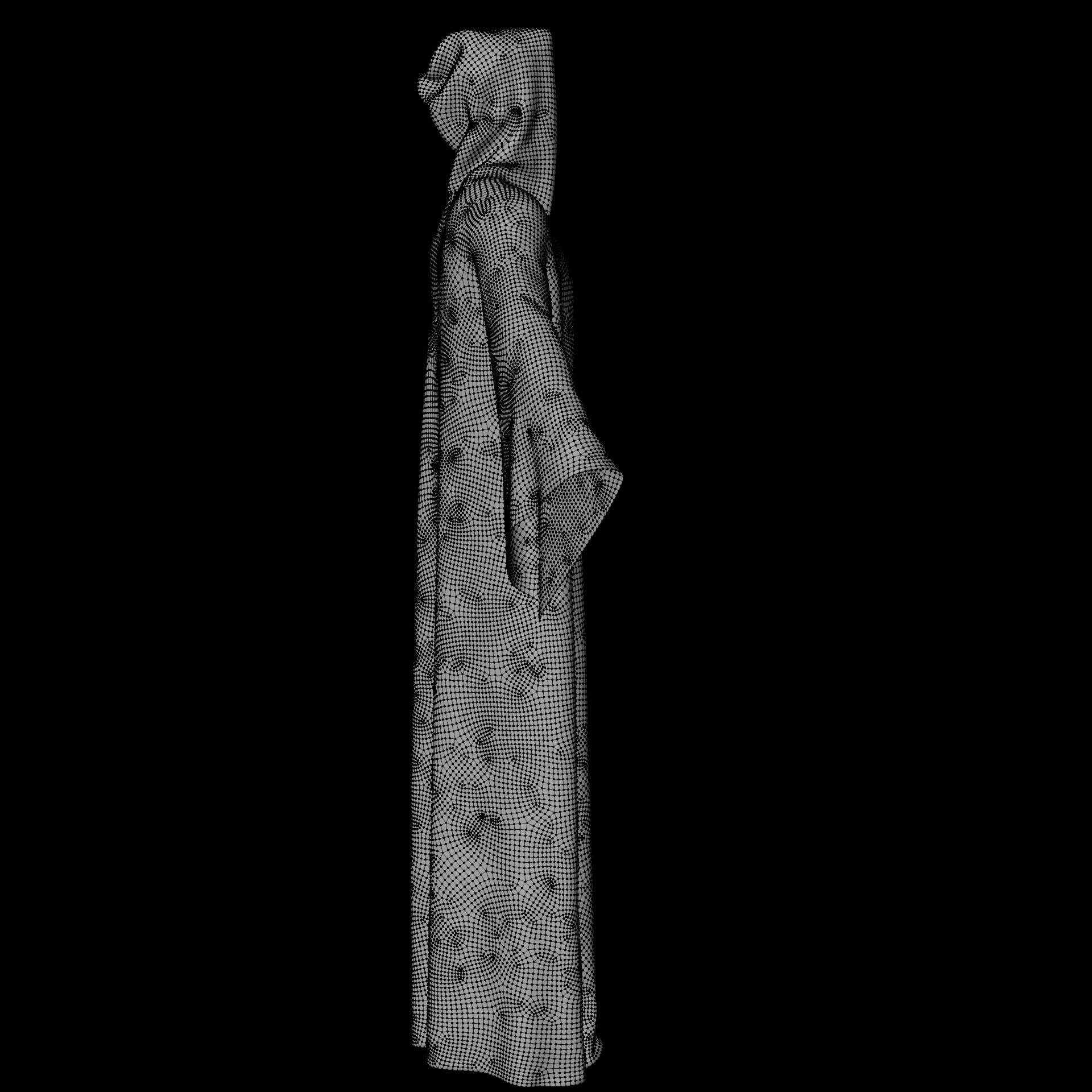 3D Men's Hooded Robe - Action Robe by Nana Jimoh