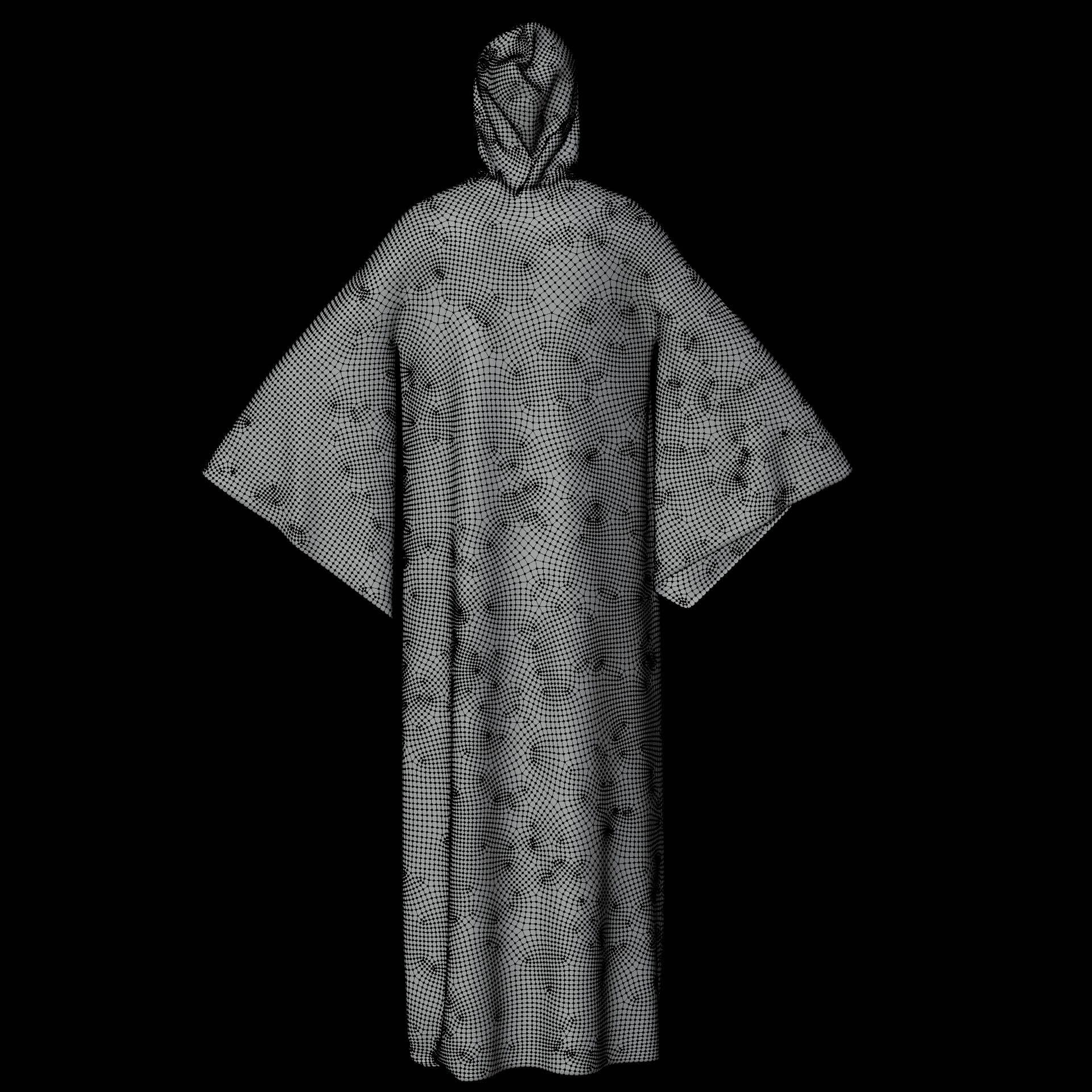 3D Men's Hooded Robe - Action Robe by Nana Jimoh