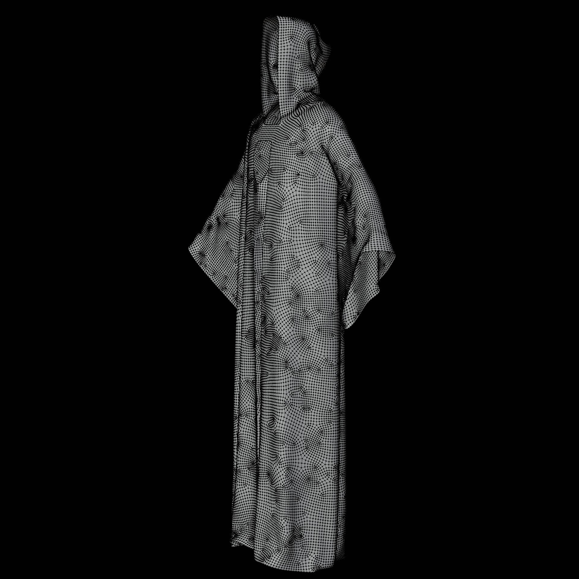 3D Men's Hooded Robe - Action Robe by Nana Jimoh