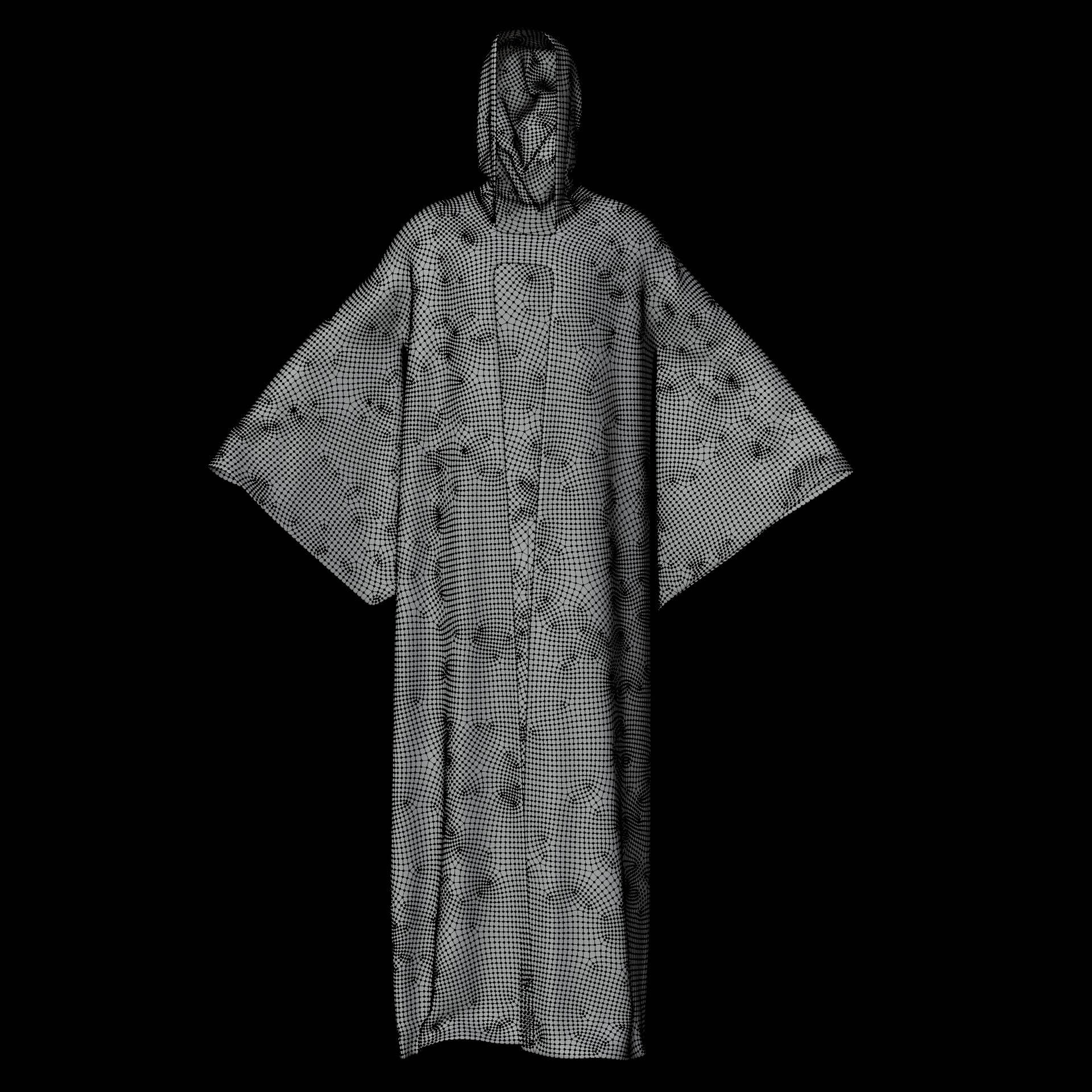 3D Men's Hooded Robe - Action Robe by Nana Jimoh