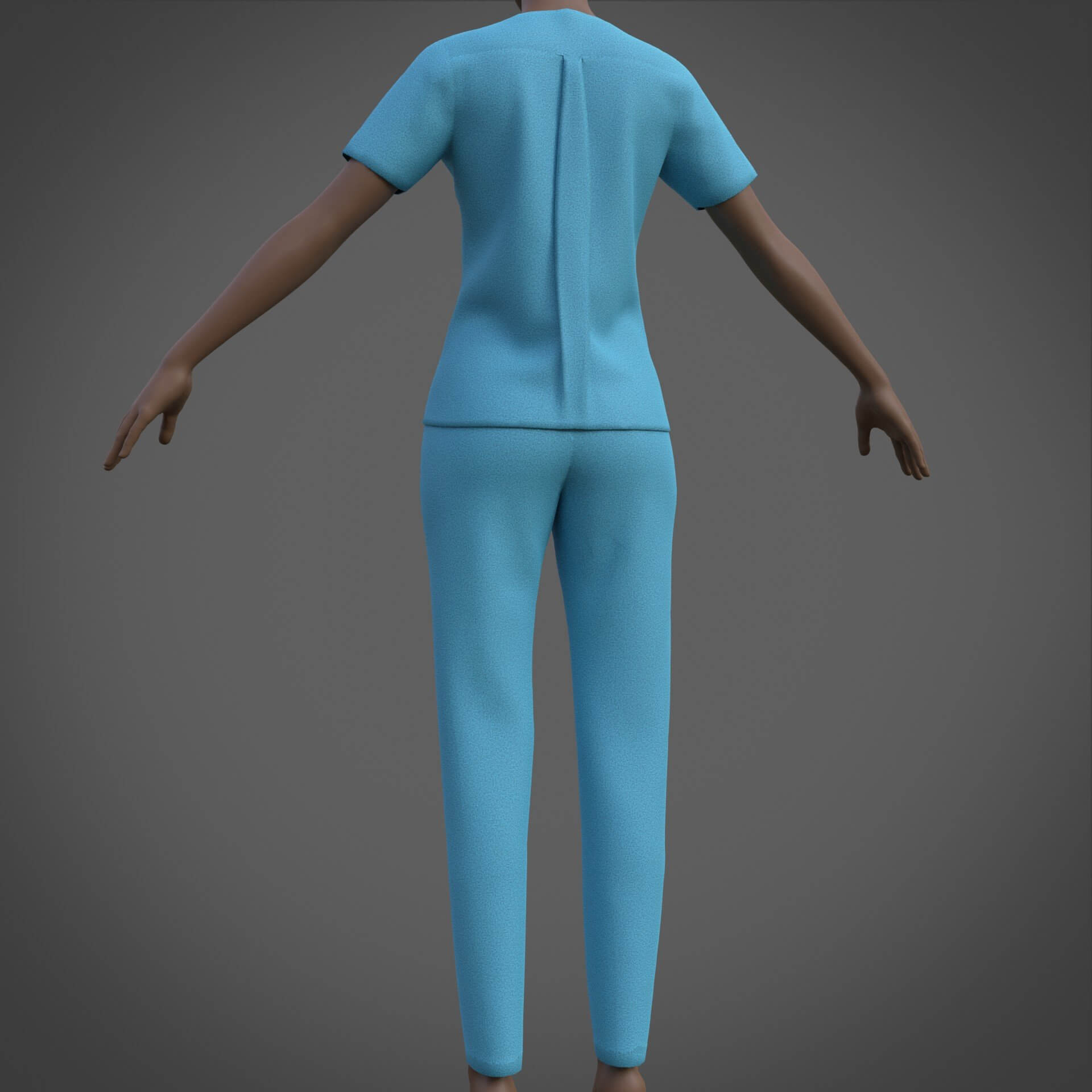 Female Nurse Uniform - 3D Model by Nana Jimoh