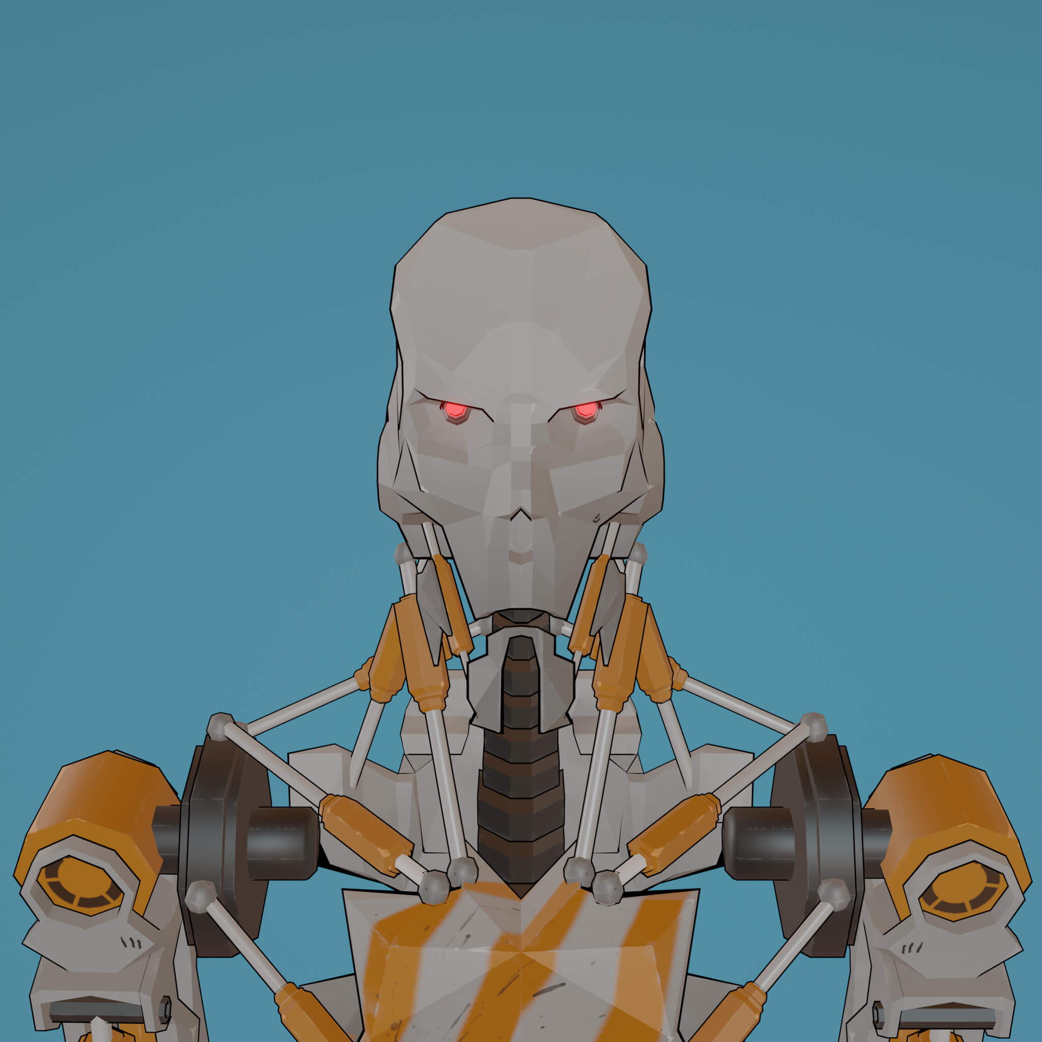 Endoskeleton - 3D Model by Nangliy