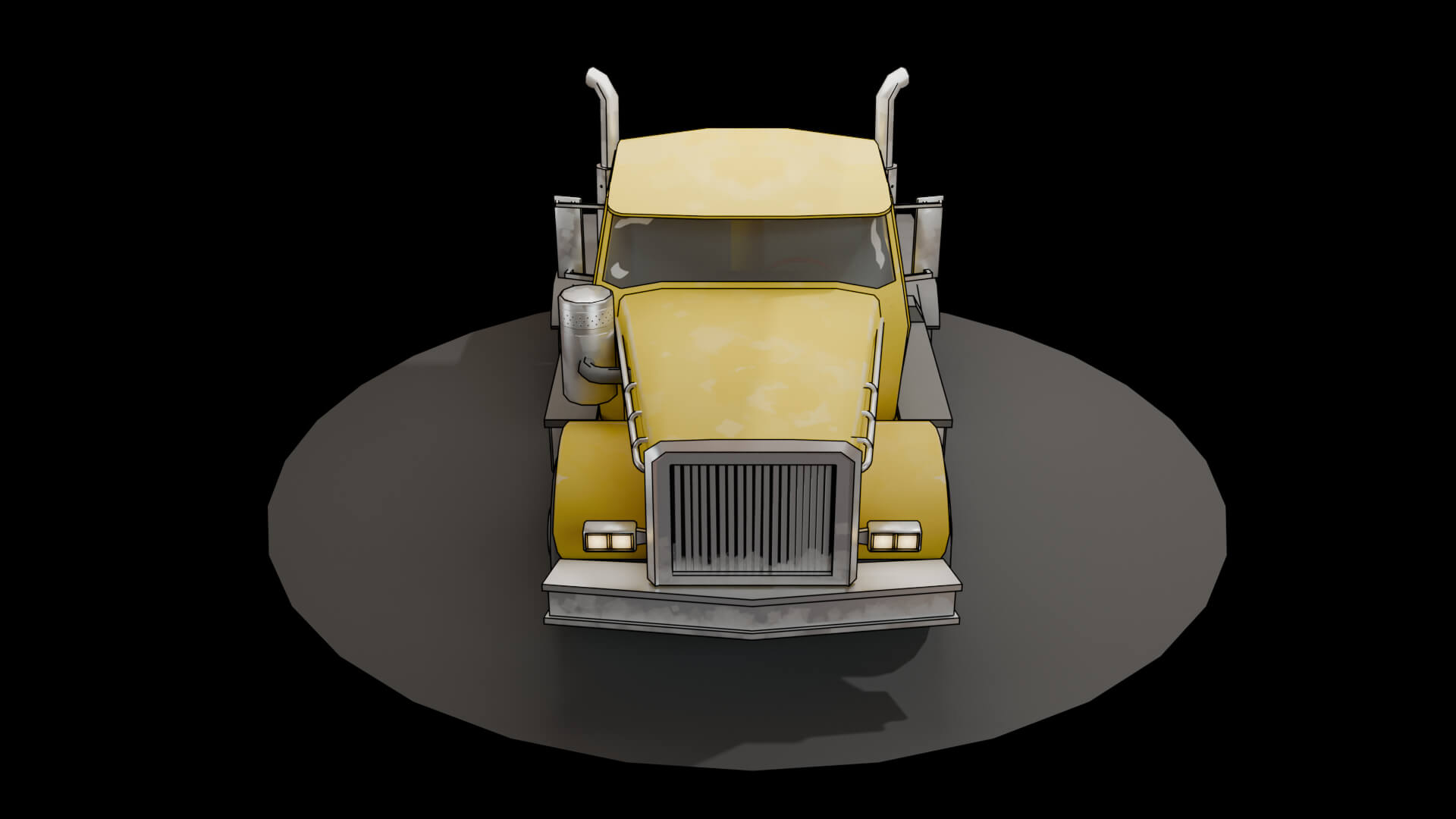 American Old Truck - 3D Model by Nangliy