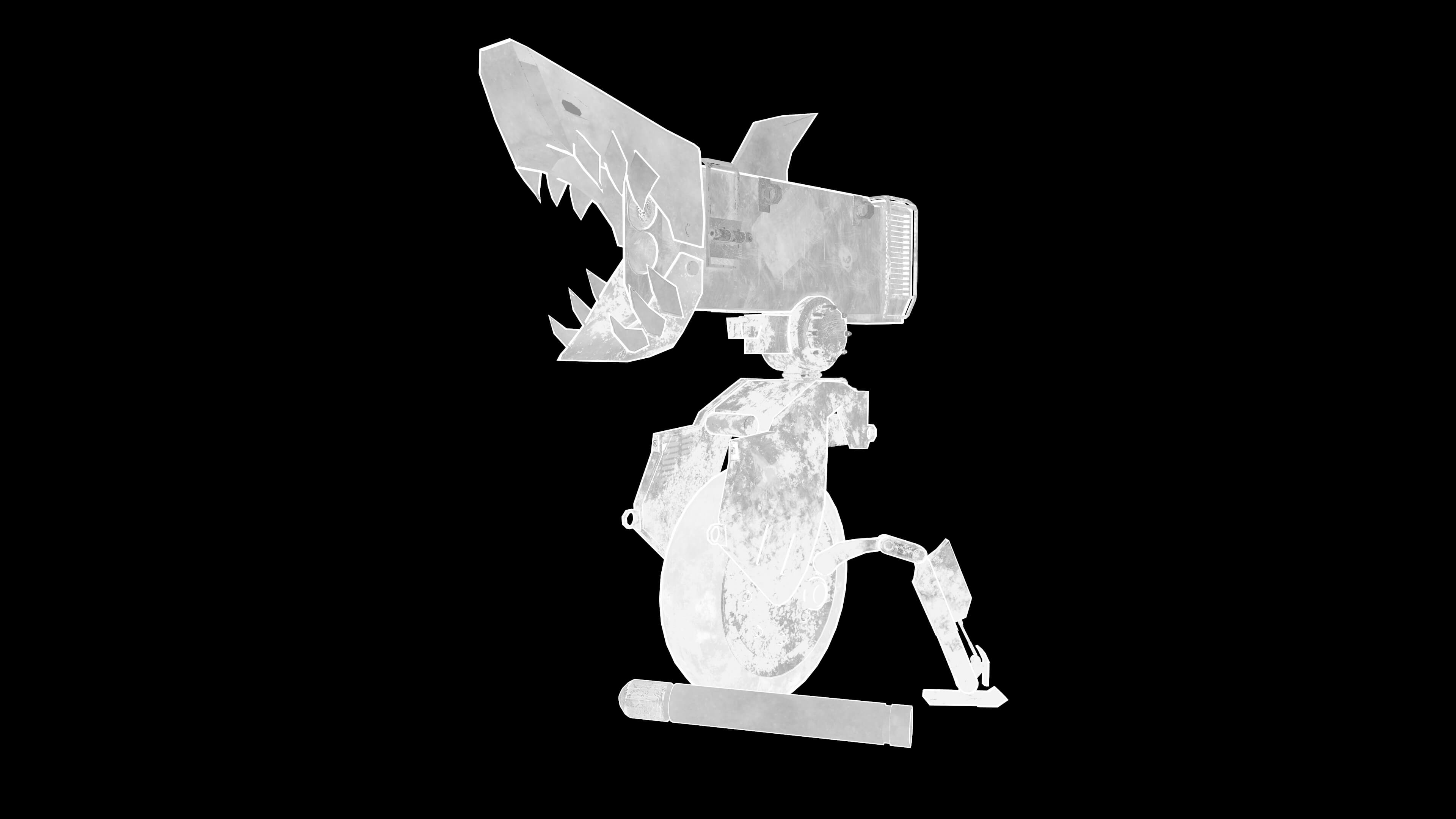 Rocket Launcher Fau 57-Skeleton 3D Model by Nangliy