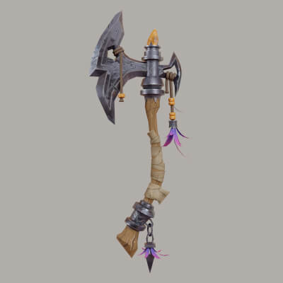 Scandinavian Ax - 3D Model by Nangliy