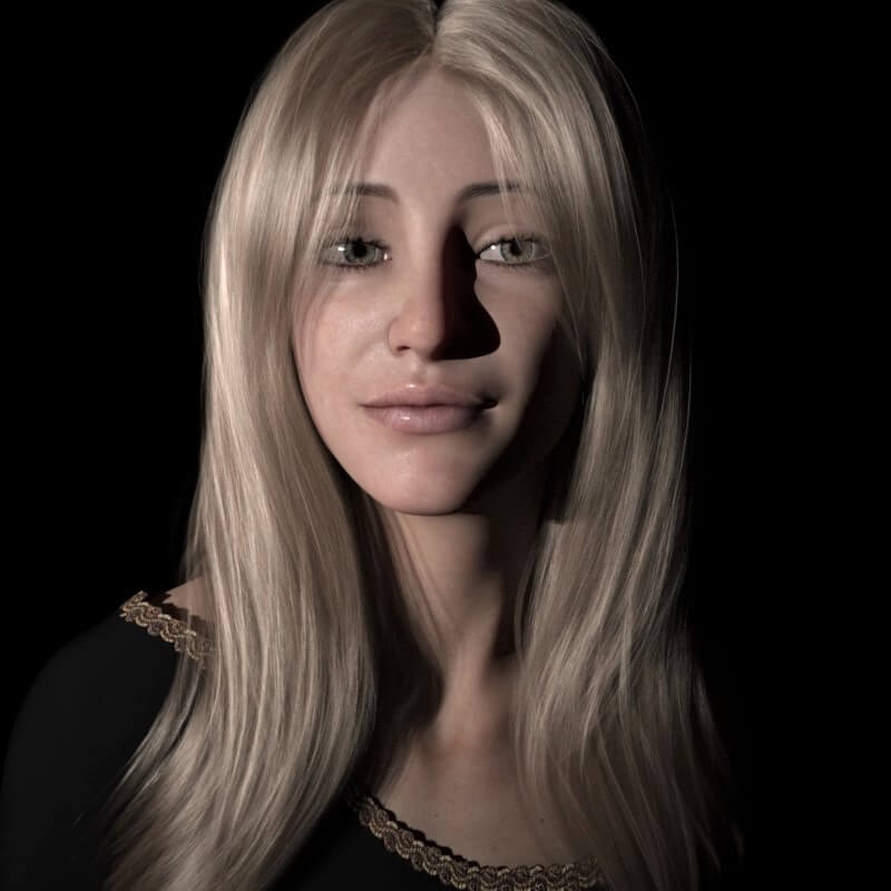 Rachel 3D Render | RenderHub Gallery