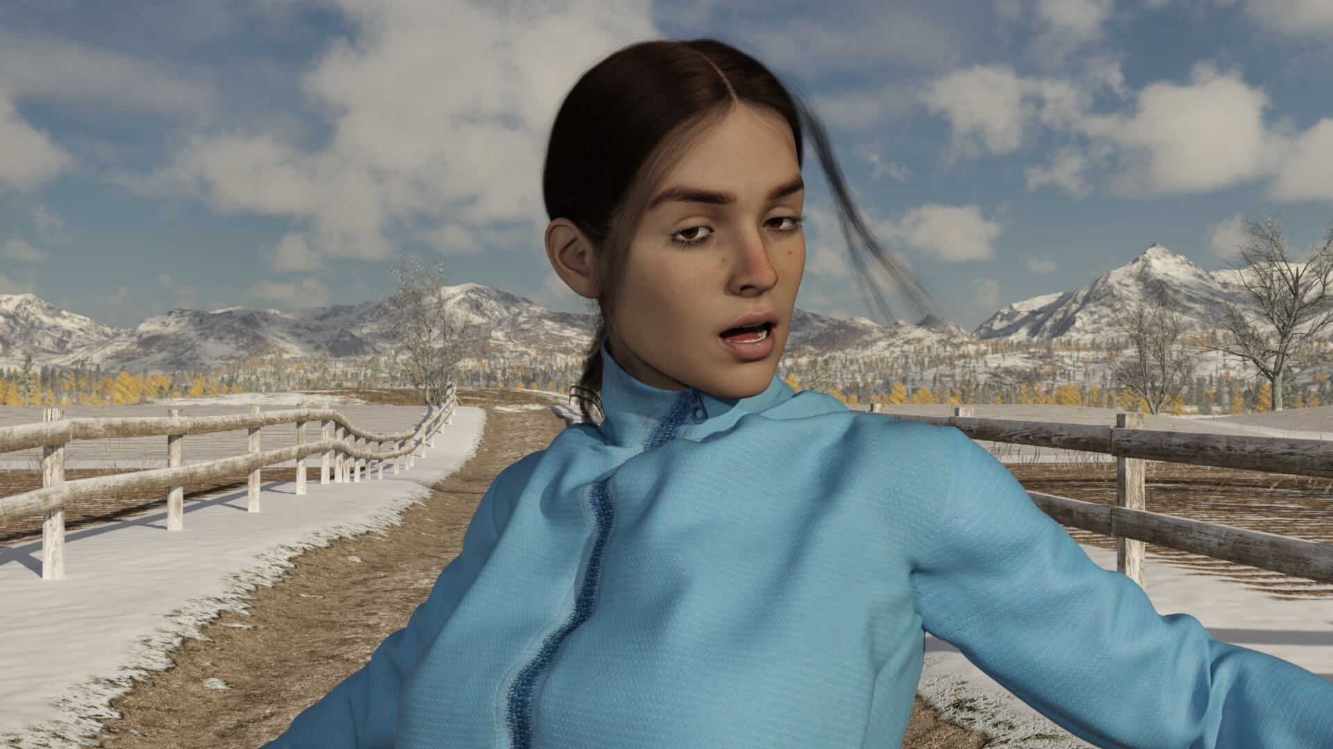 Winter Dance 3D Render | RenderHub Gallery