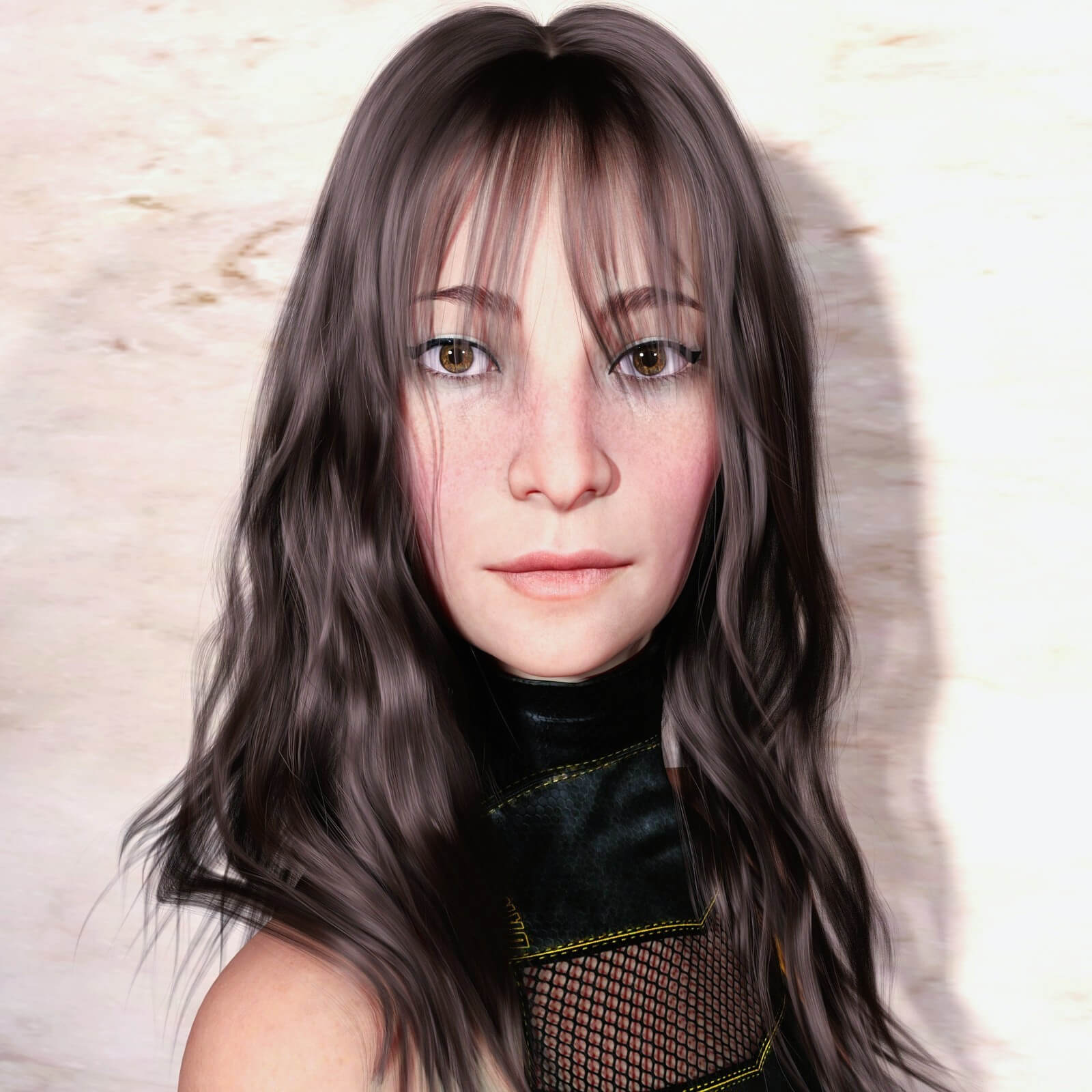 Wynn Portrait 3D Render, Digital Art by nanner