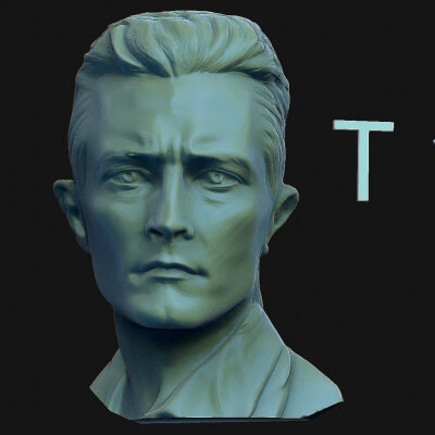 T 1000 Terminator - 3D Model by narek84