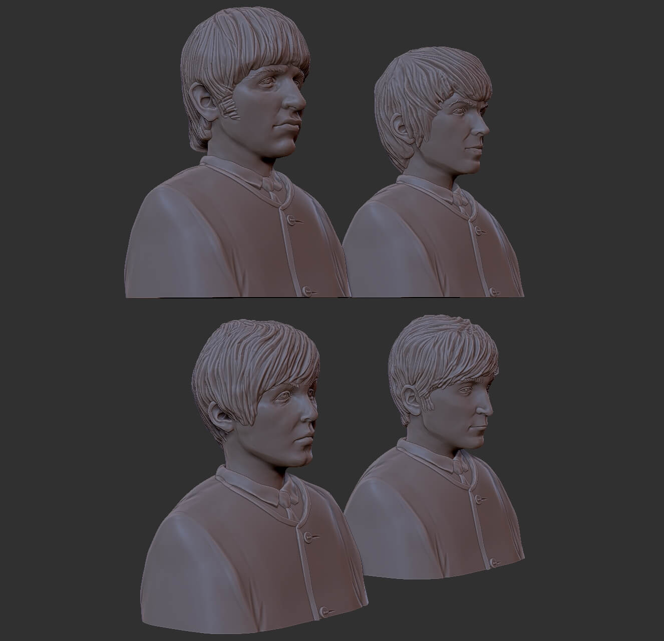 The Beatles 3D Models by narek84