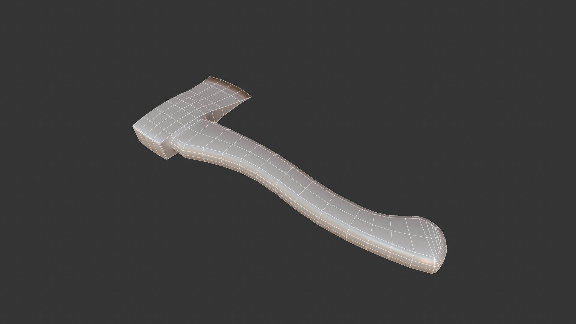 Hand Axe - 3D Model by Naser