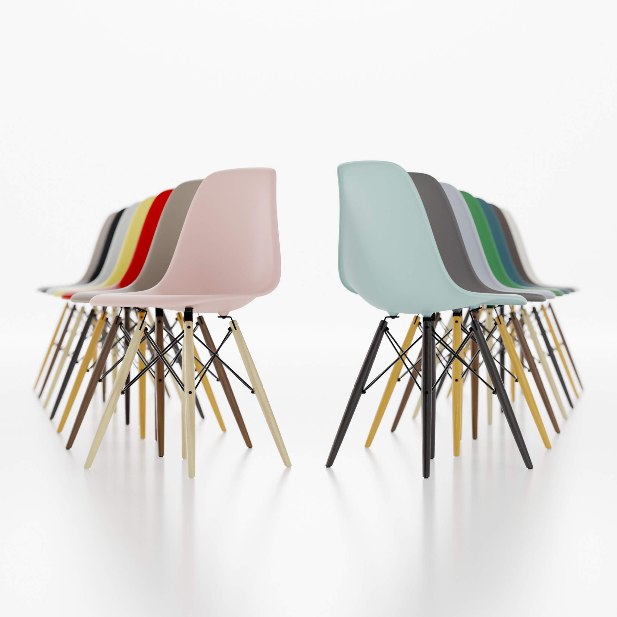Eames Chair DSW - 3D Model by NAShvidi