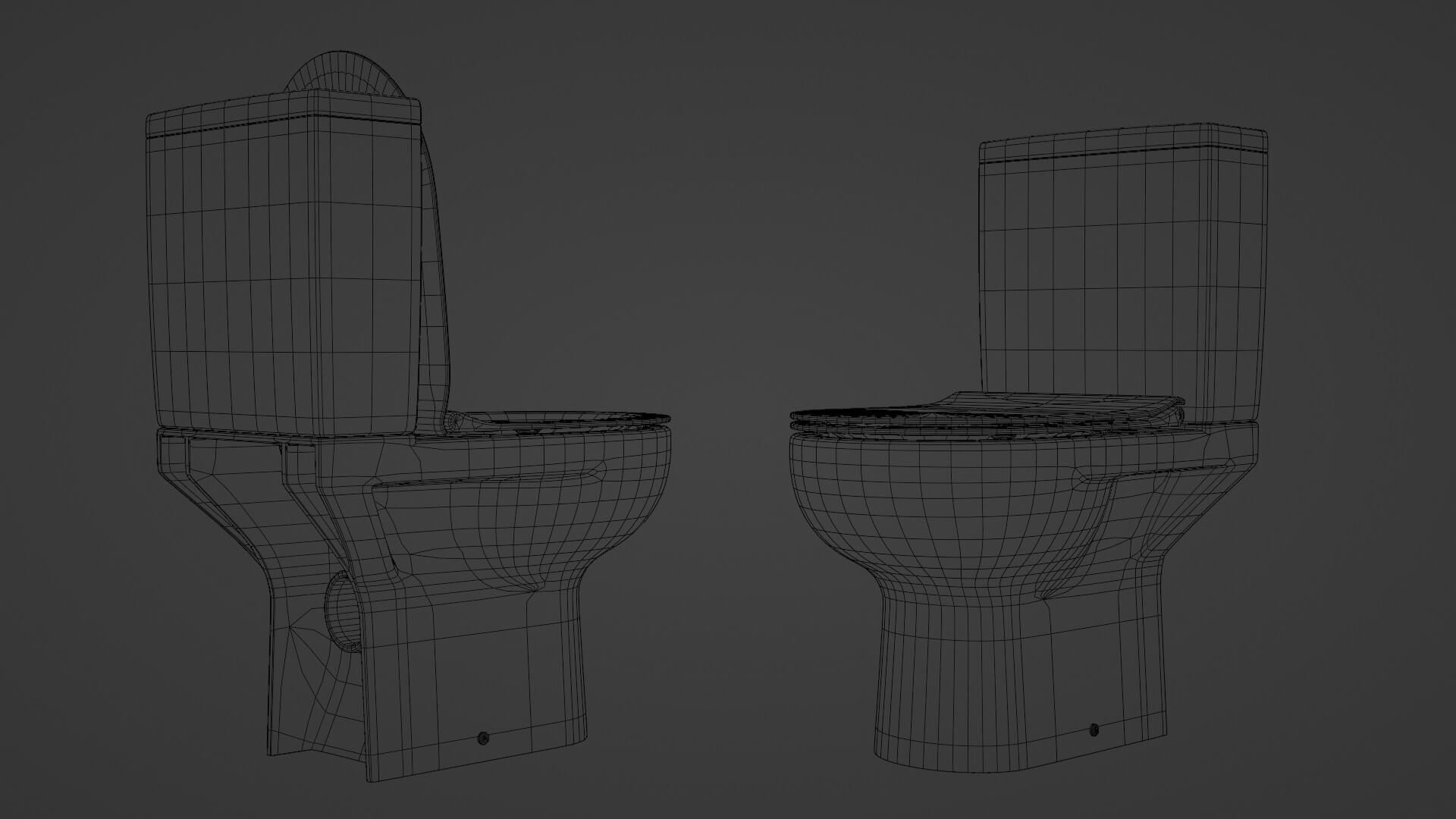 Toilet Cersanit Street Fusion Clean On - 3D Model by NAShvidi