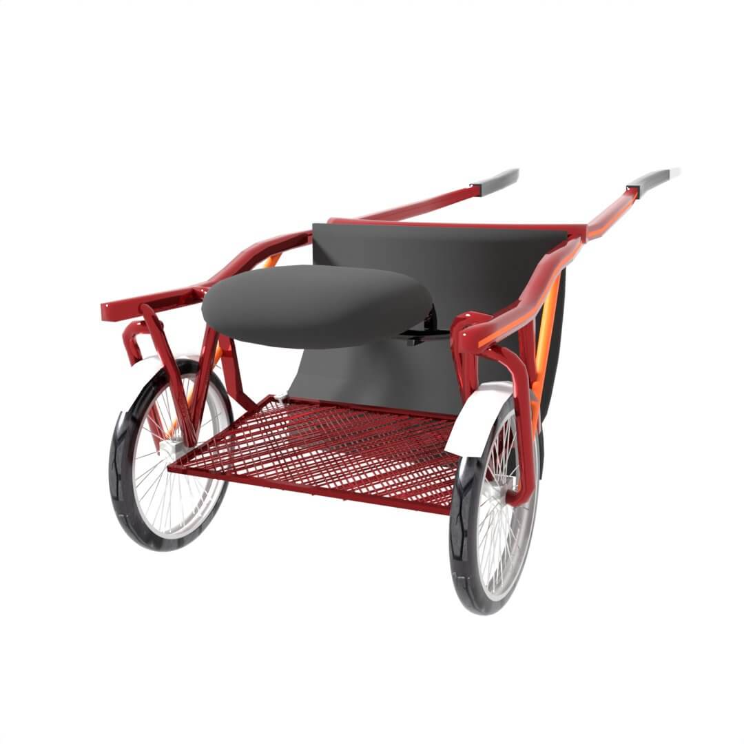 Metallic Horse Cart - 3D Model by NasirK