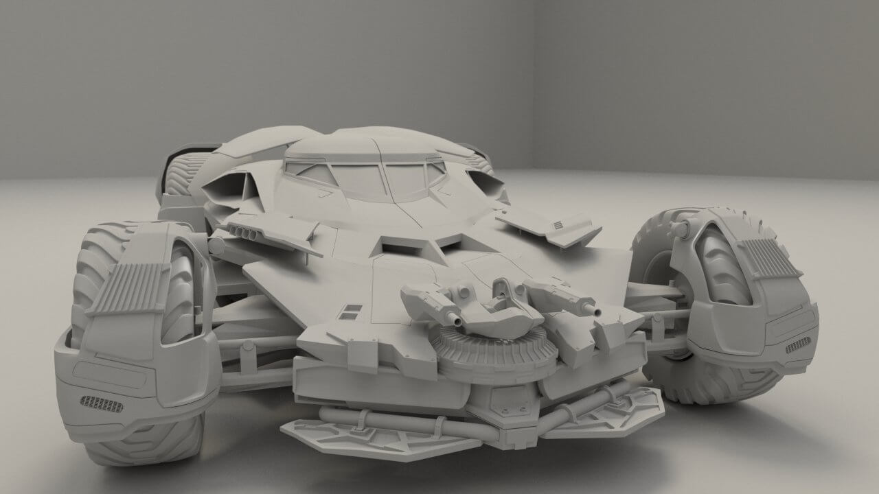 Batmobile - 3D Model by nasreldeenk