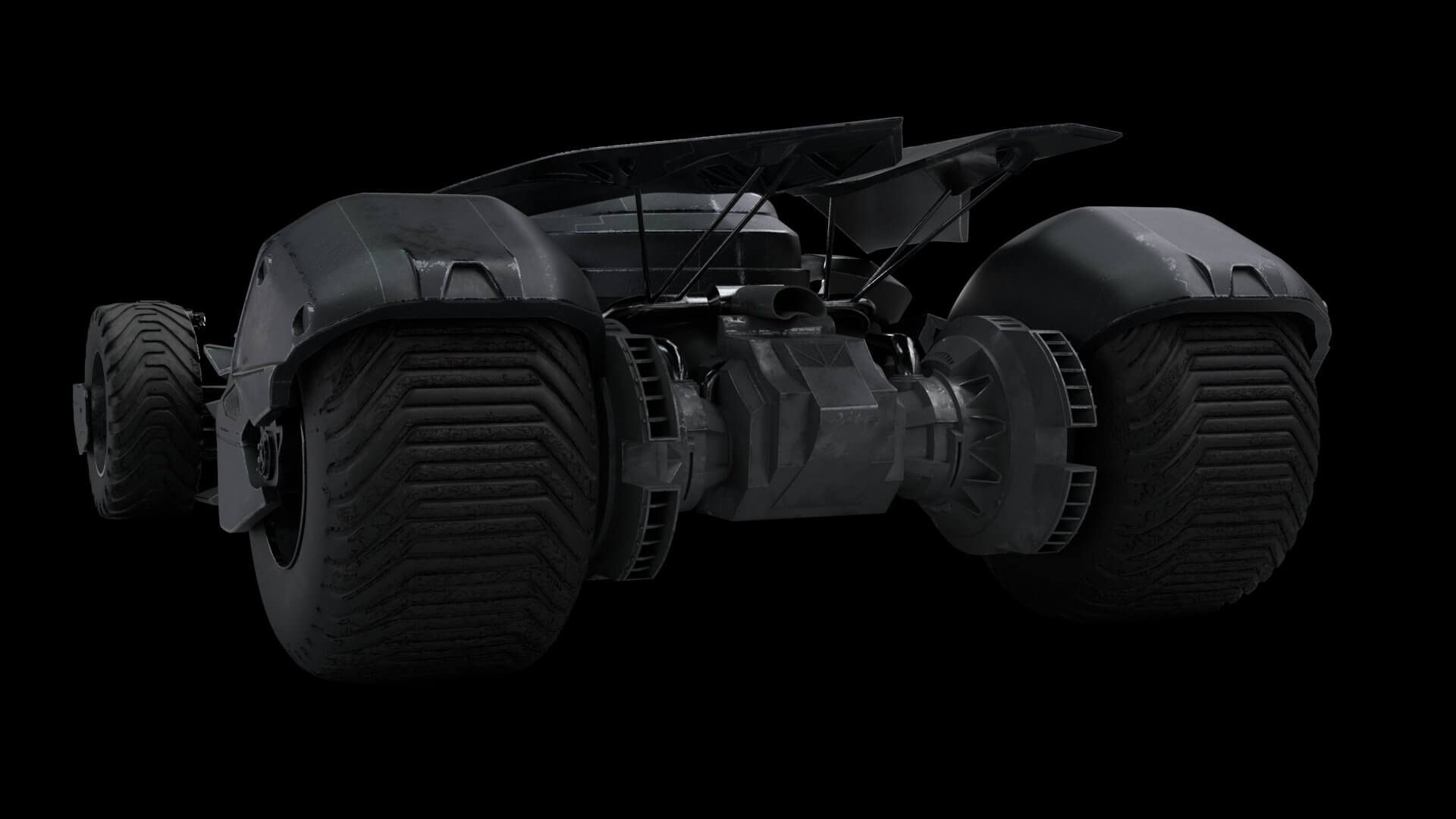 Batmobile - 3D Model by nasreldeenk