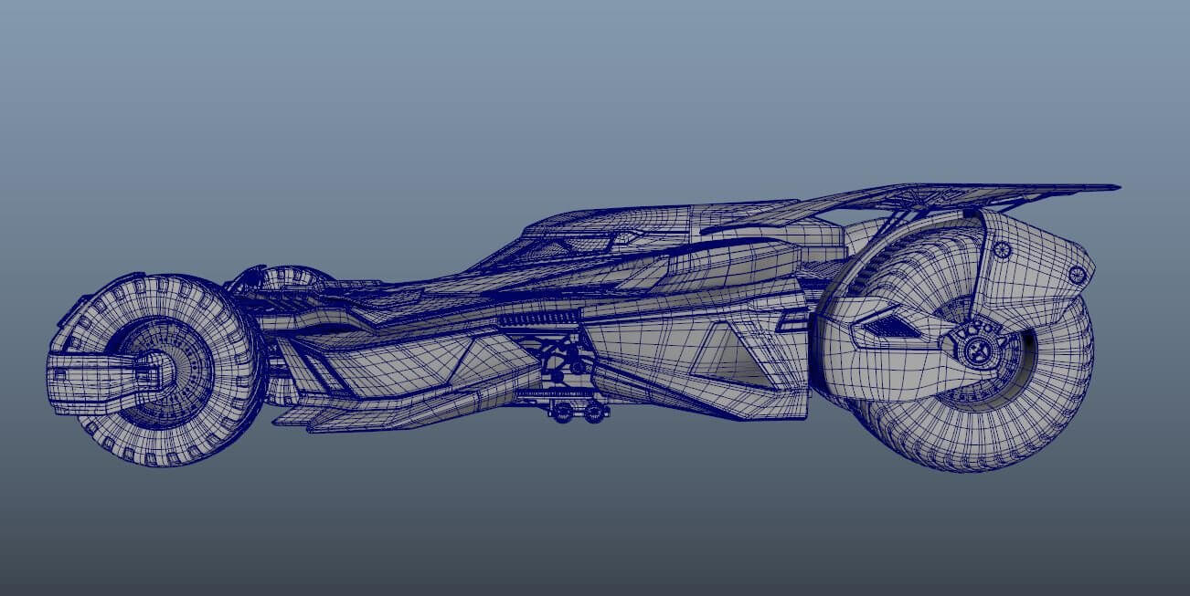 Batmobile - 3D Model by nasreldeenk