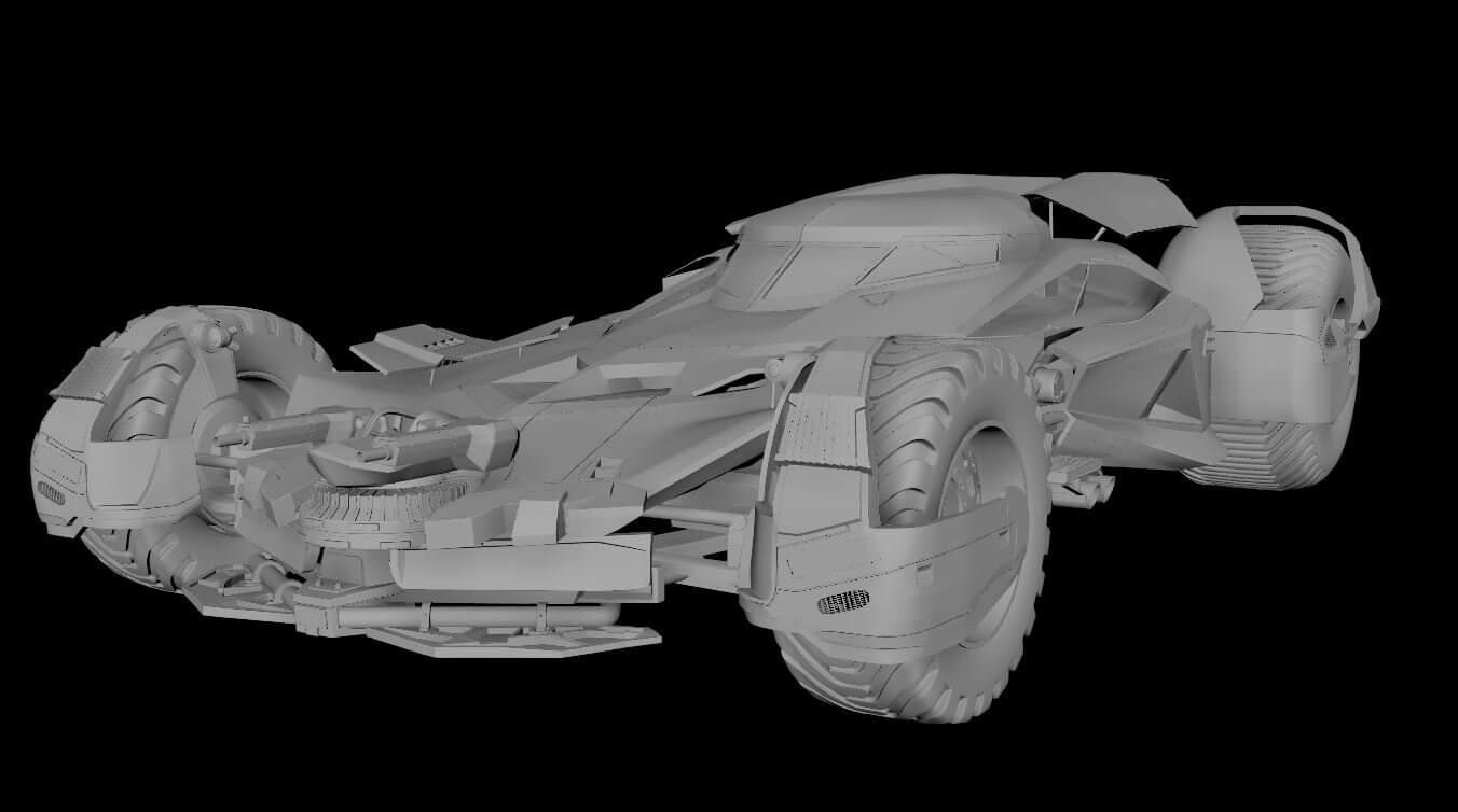 Batmobile - 3D Model by nasreldeenk