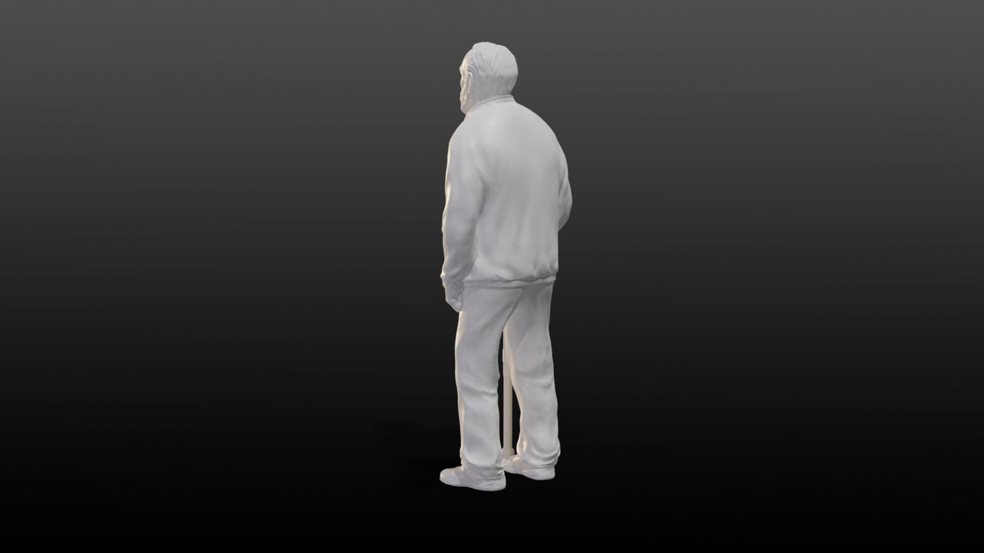 Elderly Man - 3D Model by Natalia Leonova