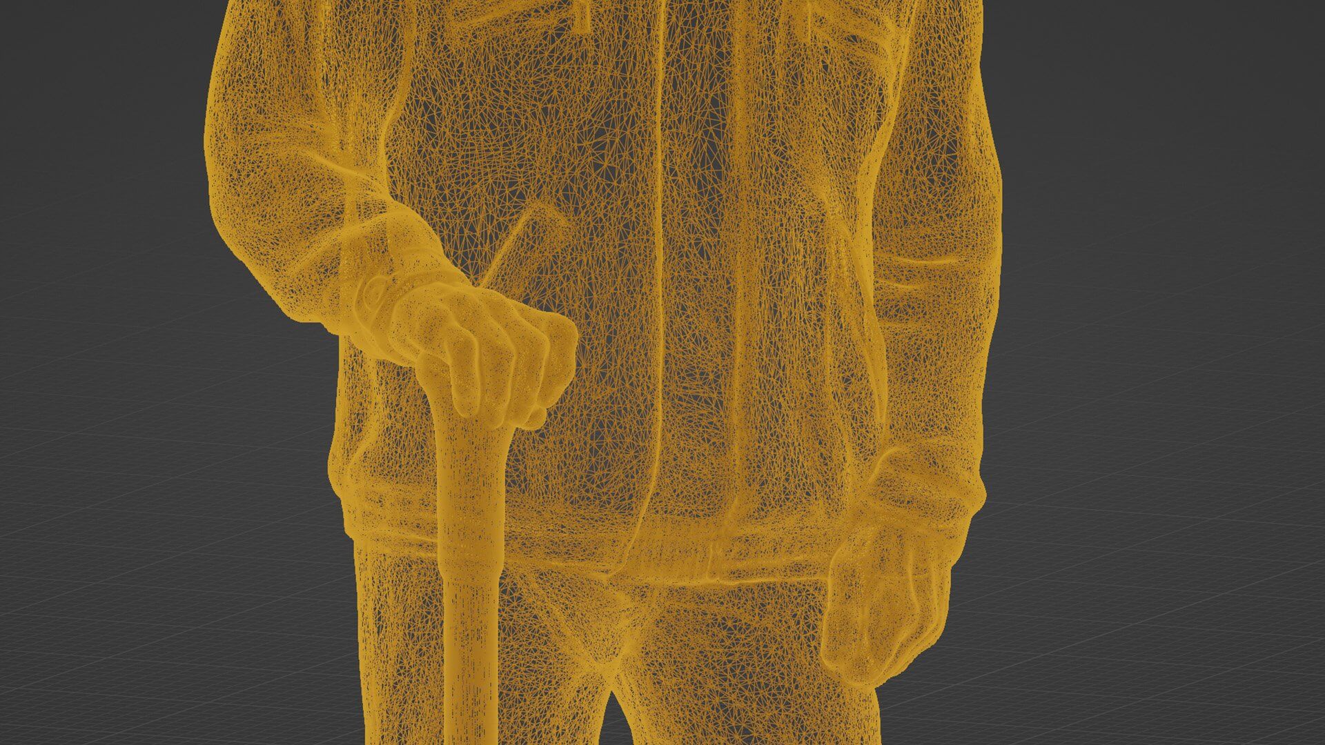 Elderly Man - 3D Model by Natalia Leonova