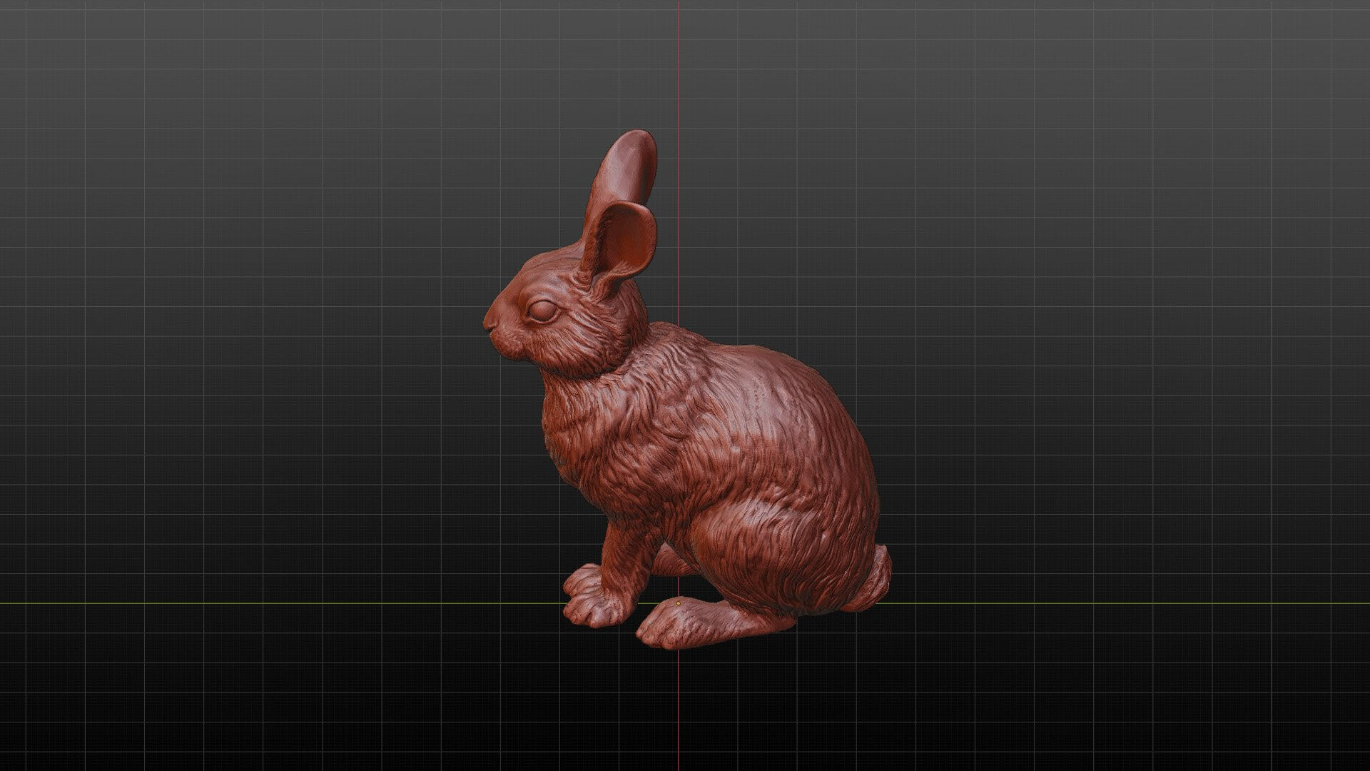 Hare Figurine - 3D Print Model by Natalia Leonova