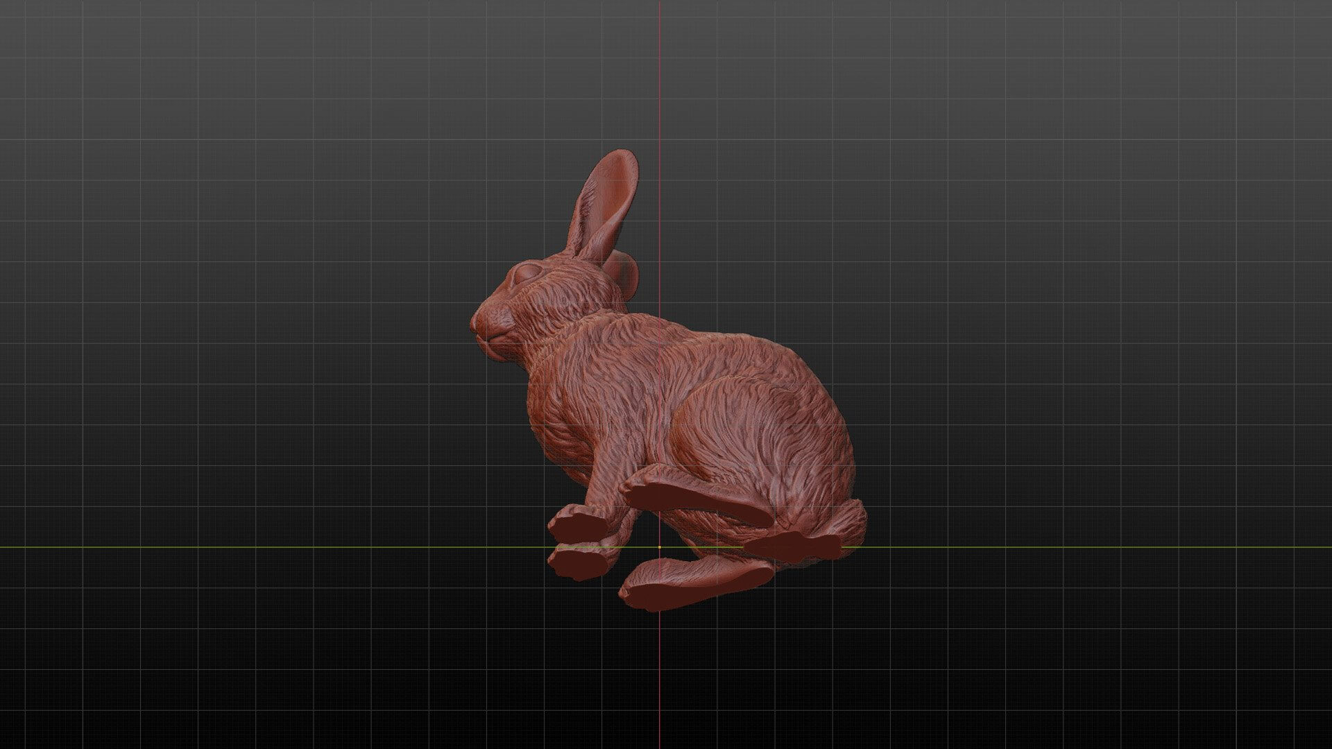 Hare Figurine - 3D Print Model by Natalia Leonova