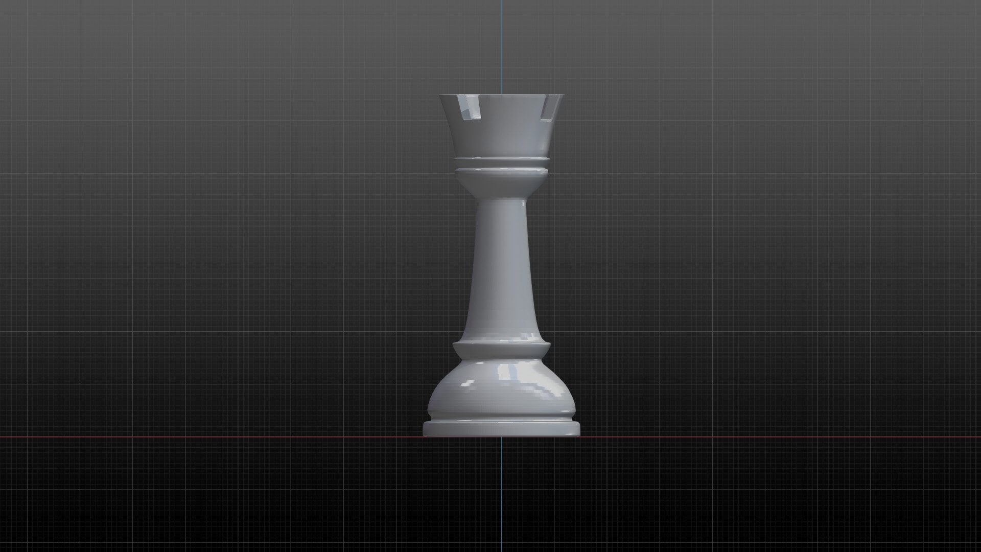 Rook - 3D Model by Natalia Leonova