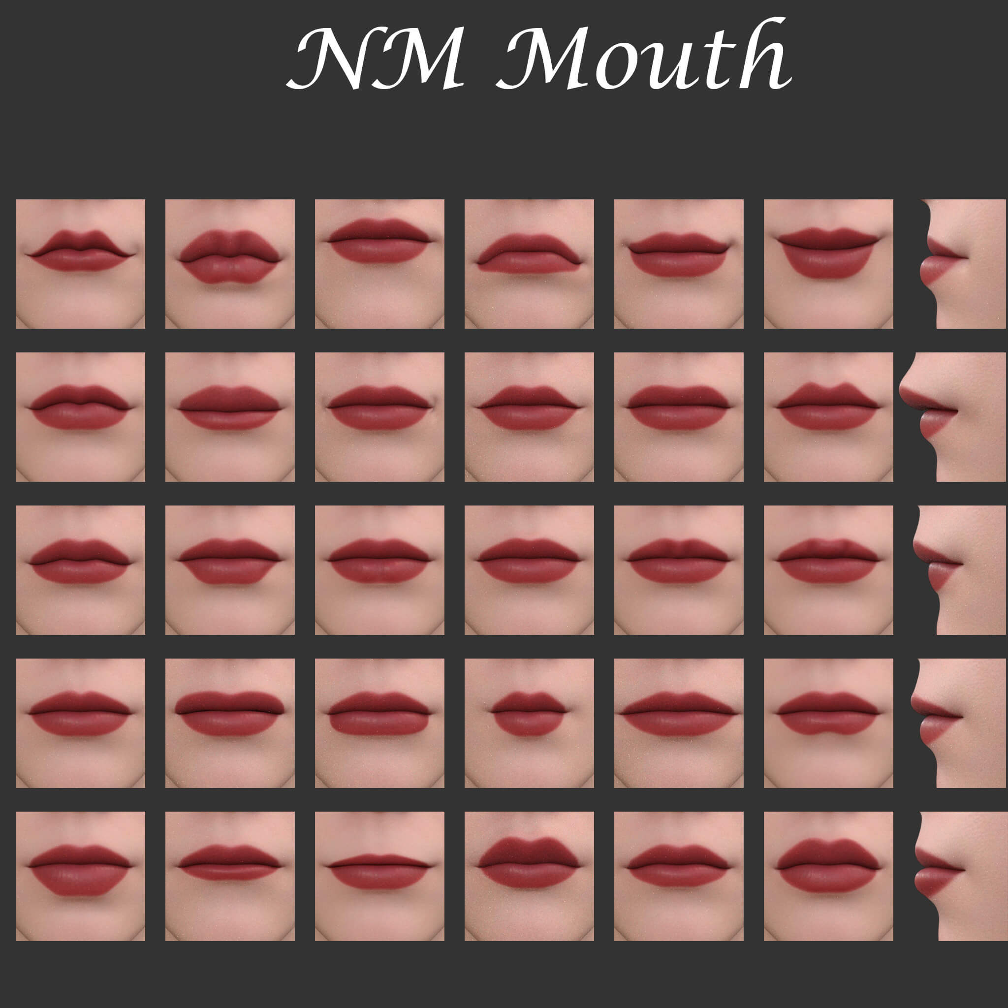 NM Set of Morphs Genesis 9 for Face and Head 80 Pieces - Daz Content by NataliaMalc