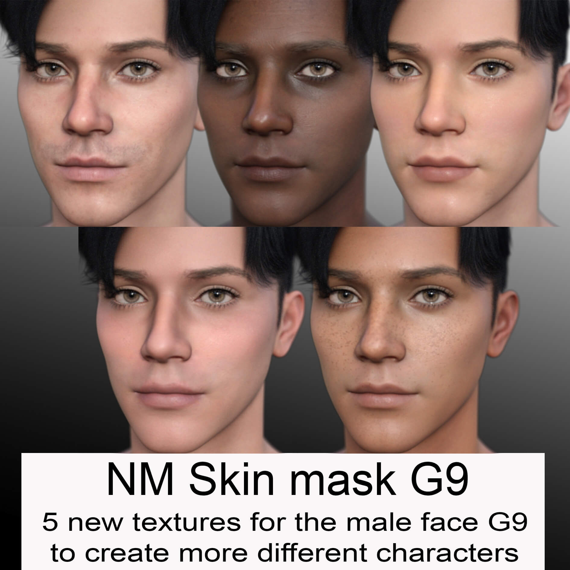 Readme NM Skin Mask G9 - Daz Content by NataliaMalc
