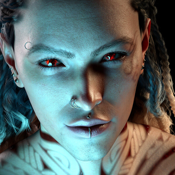 Anael the Demon 3D Render, Digital Art by Nathy-Design