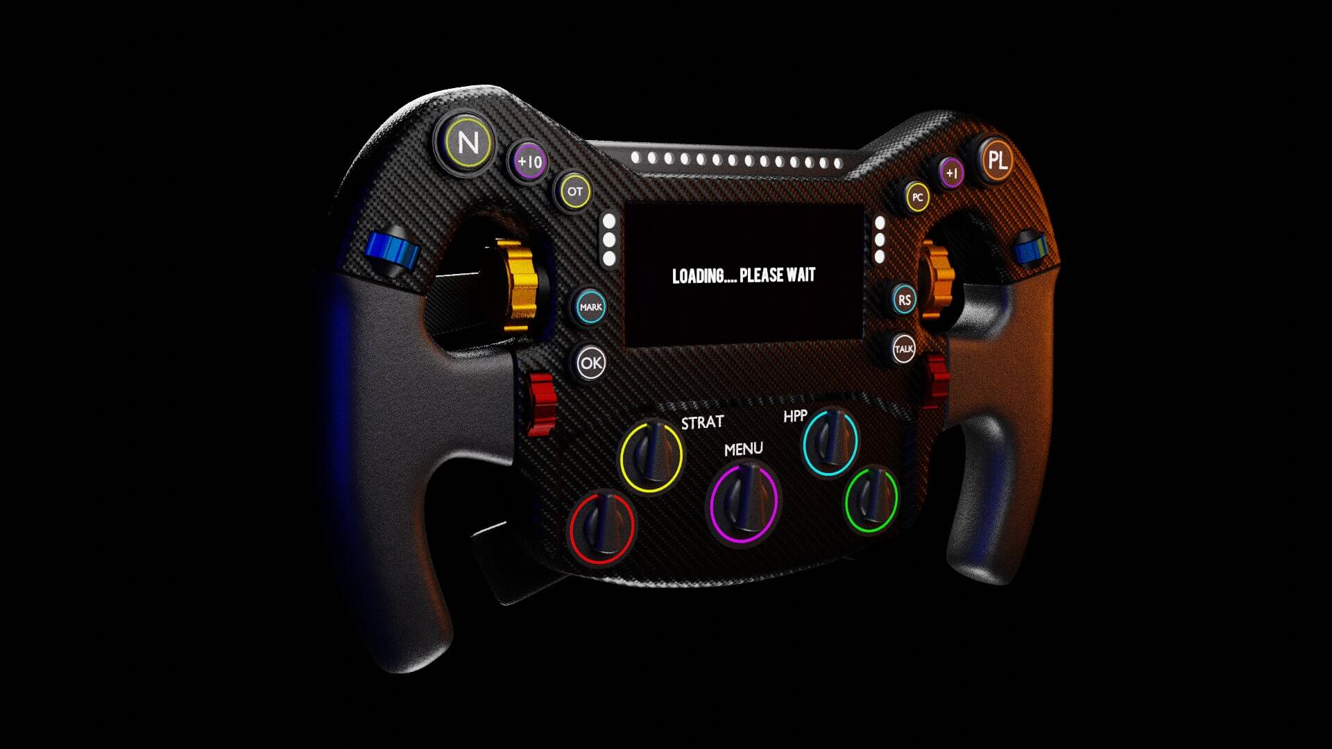 F1 Steering Wheel Concept - 3D Model by Naudaff3D
