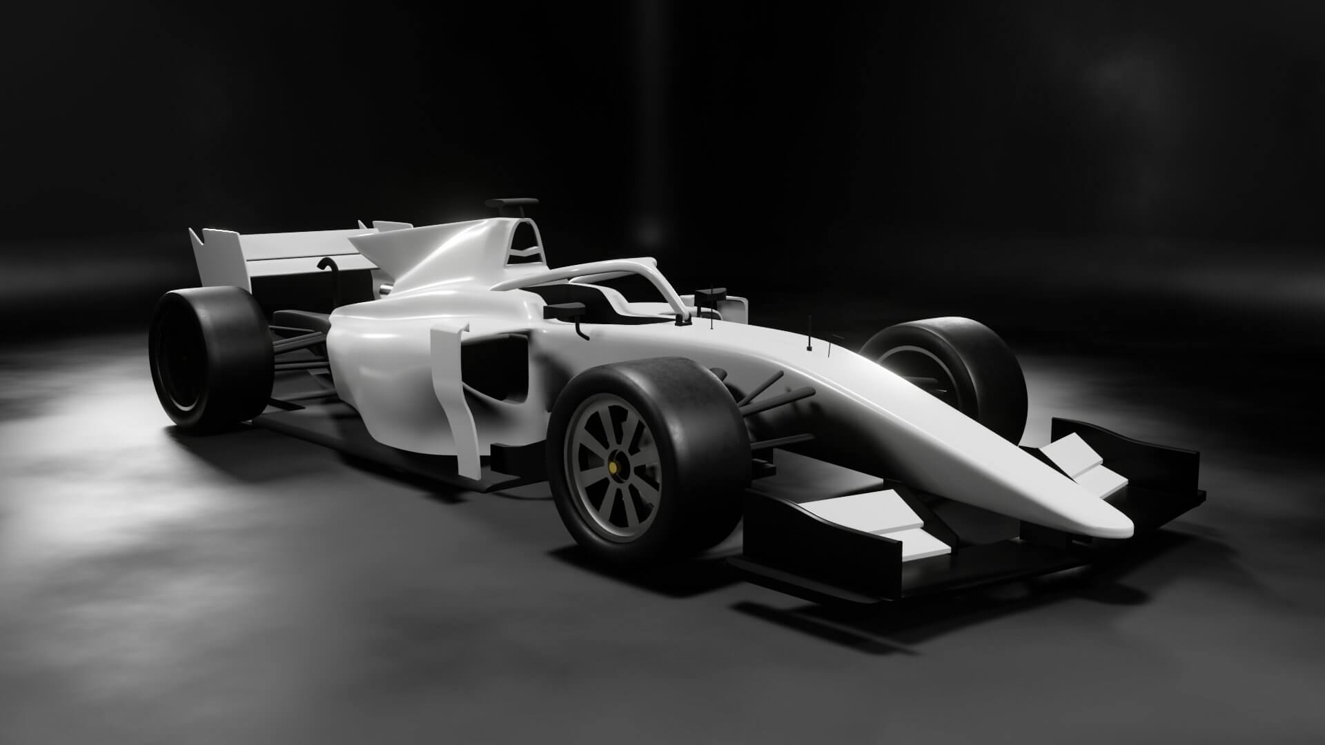 Formula 2 Car - Free 3D Model by Naudaff3D