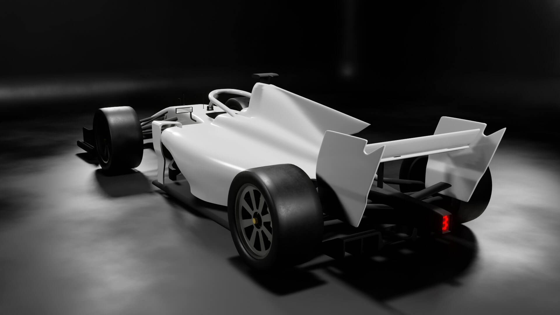 Formula 2 Car - Free 3D Model by Naudaff3D