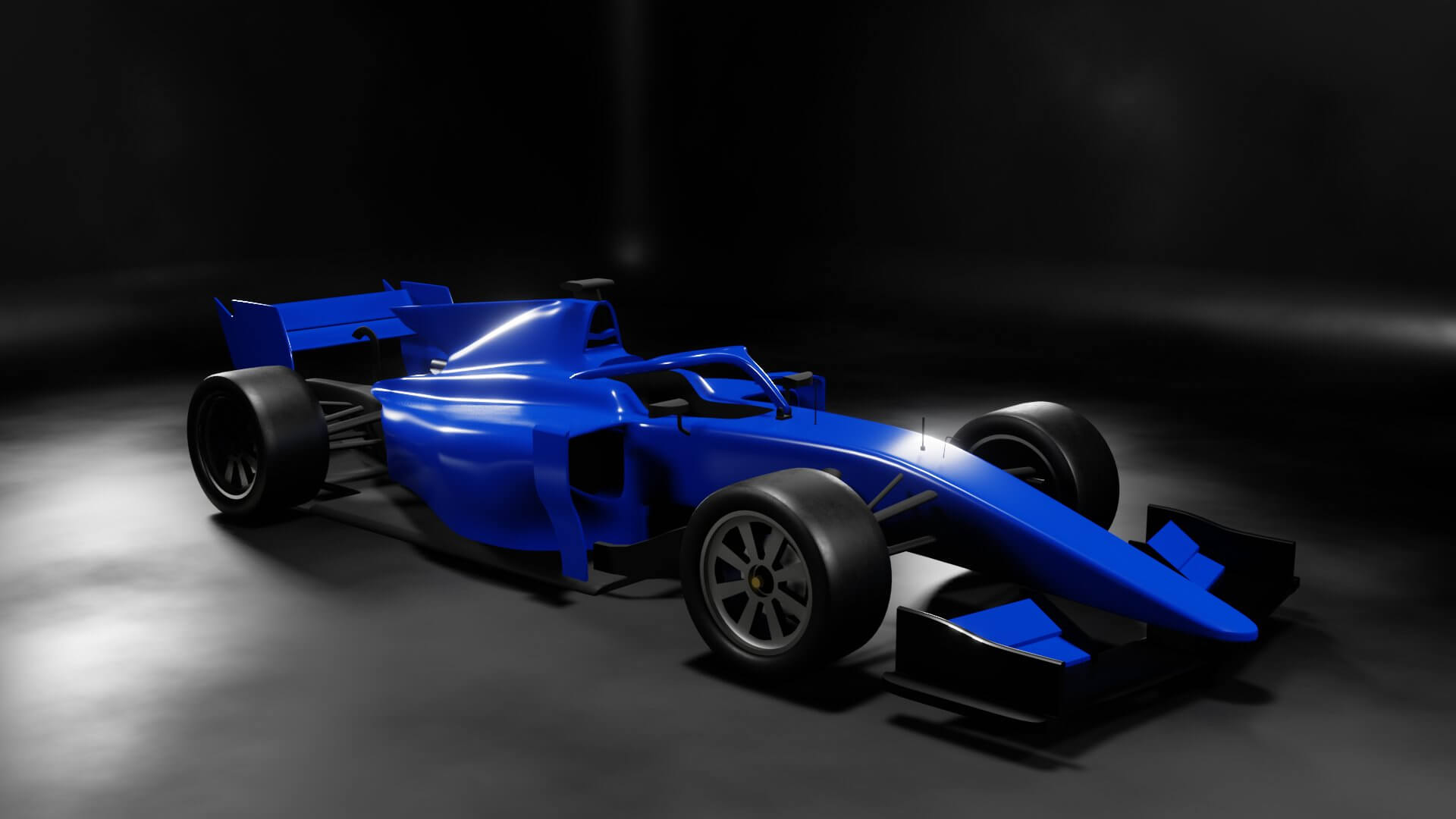 Formula 2 Car - Free 3D Model by Naudaff3D