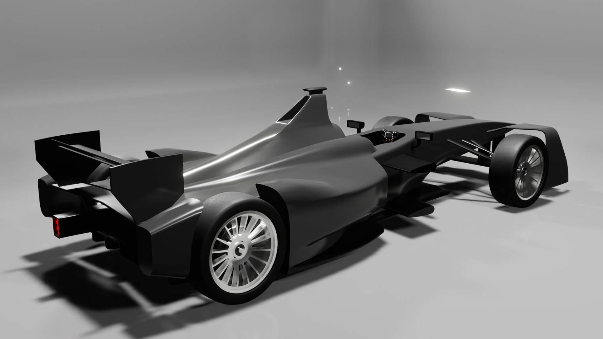 Formula E Gen1 Car - Free 3D Model by Naudaff3D