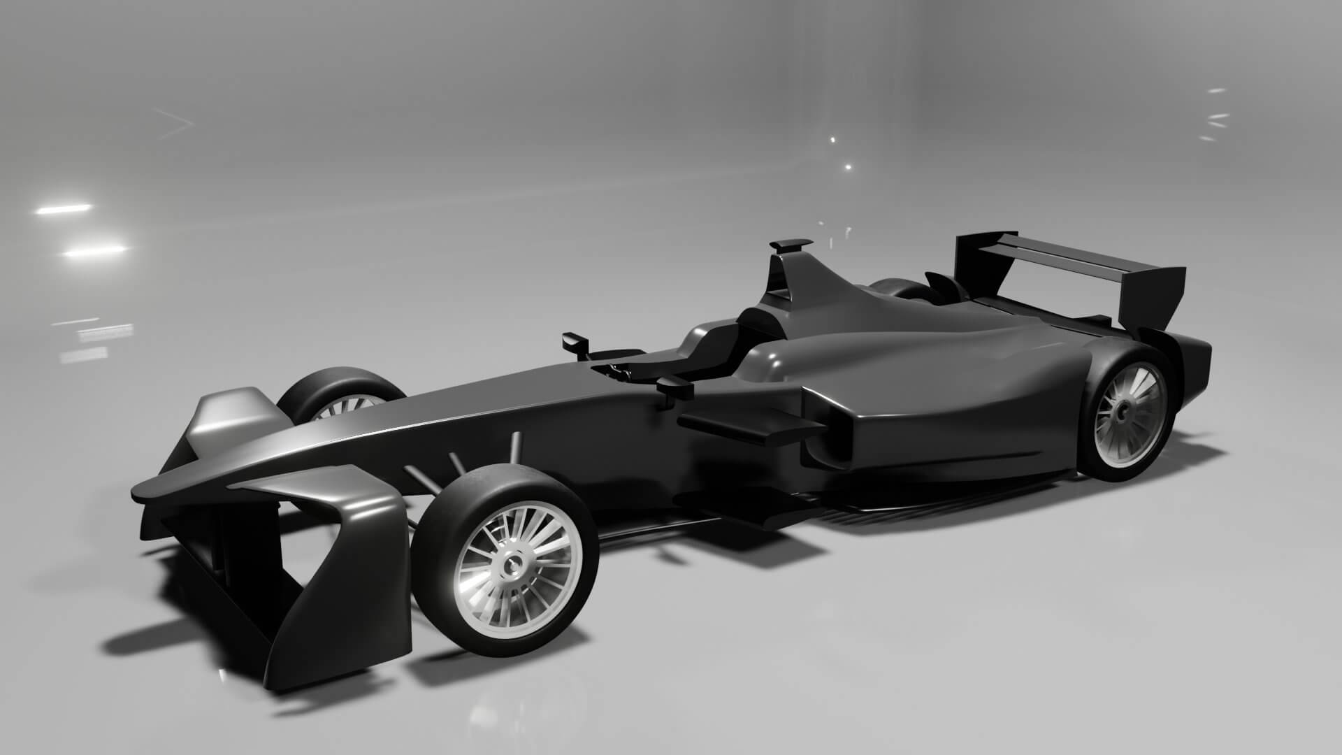 Formula E Gen1 Car - Free 3D Model by Naudaff3D