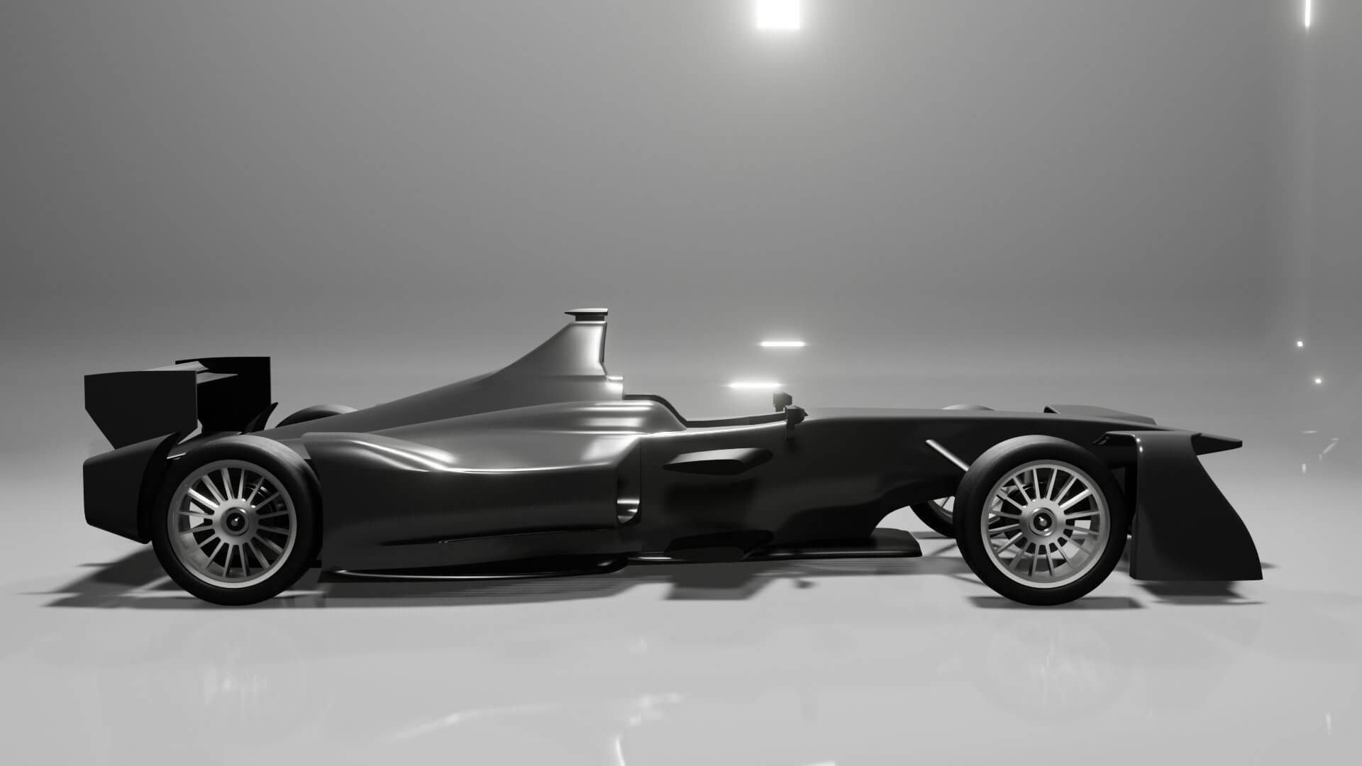 Formula E Gen1 Car - Free 3D Model by Naudaff3D